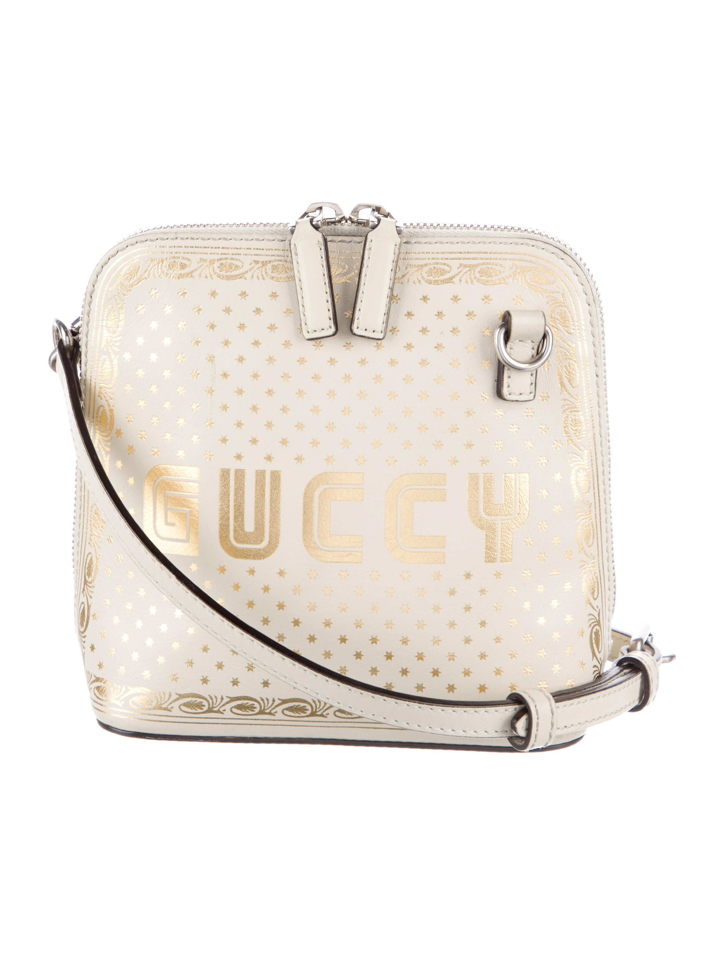 Gucci x SEGA Guccy Stars Mini Dome Bag - Neutrals Crossbody Bags, Handbags - GUC1215639 | The ...