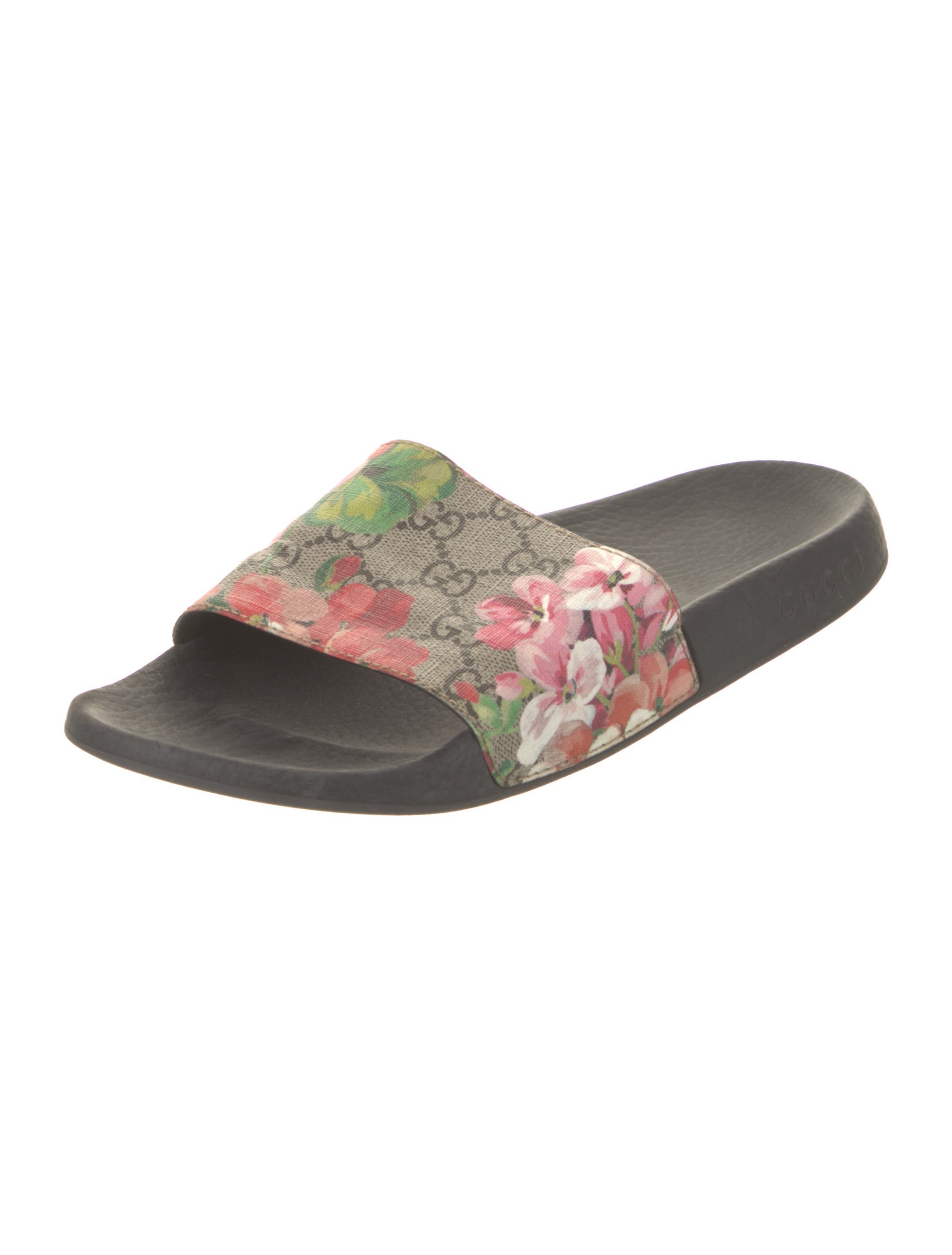 Gucci GG Supreme Slides - Neutrals Sandals, Shoes - GUC1217233 | The ...