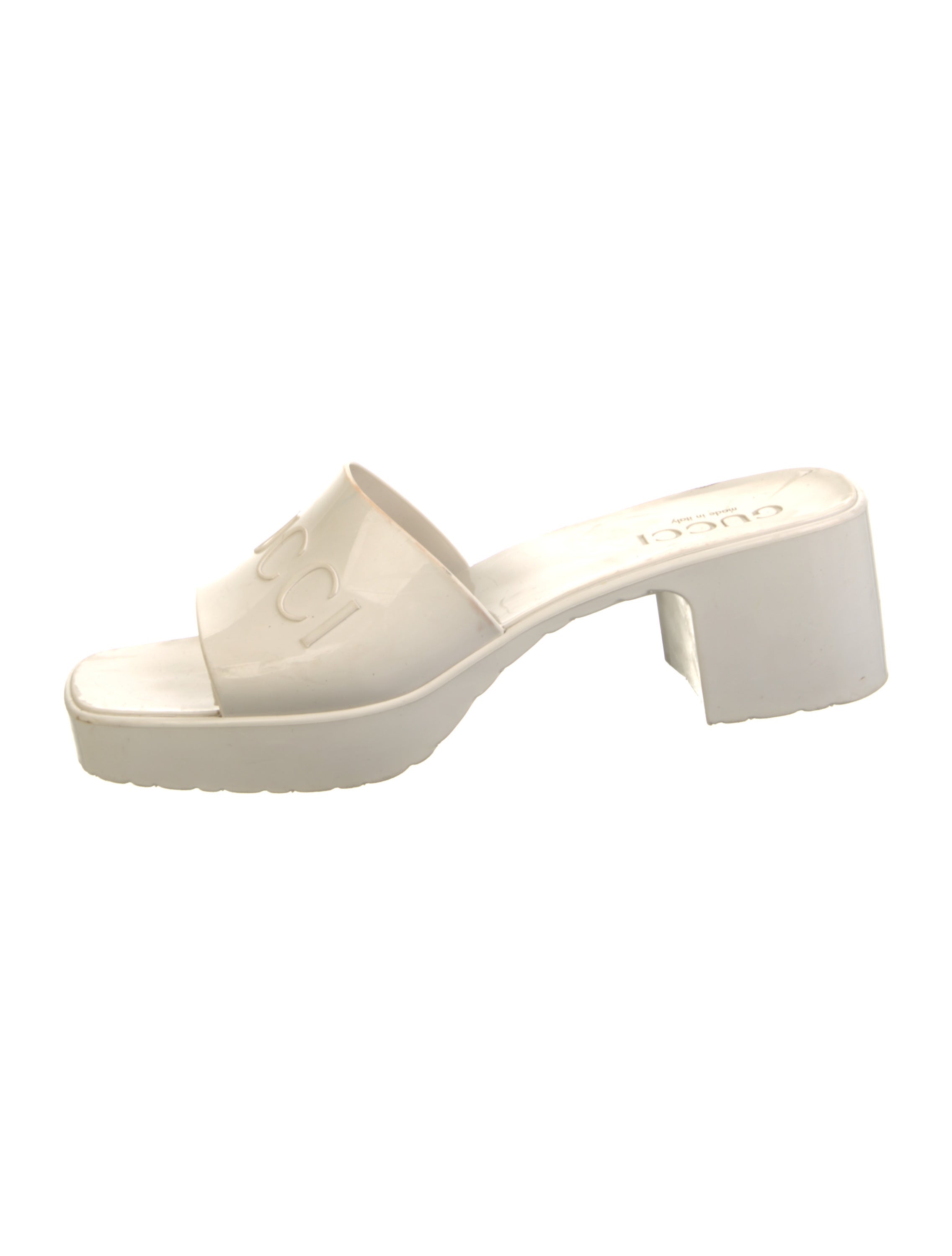 Gucci Platform Sandals - White Sandals, Shoes - GUC55322 | The RealReal
