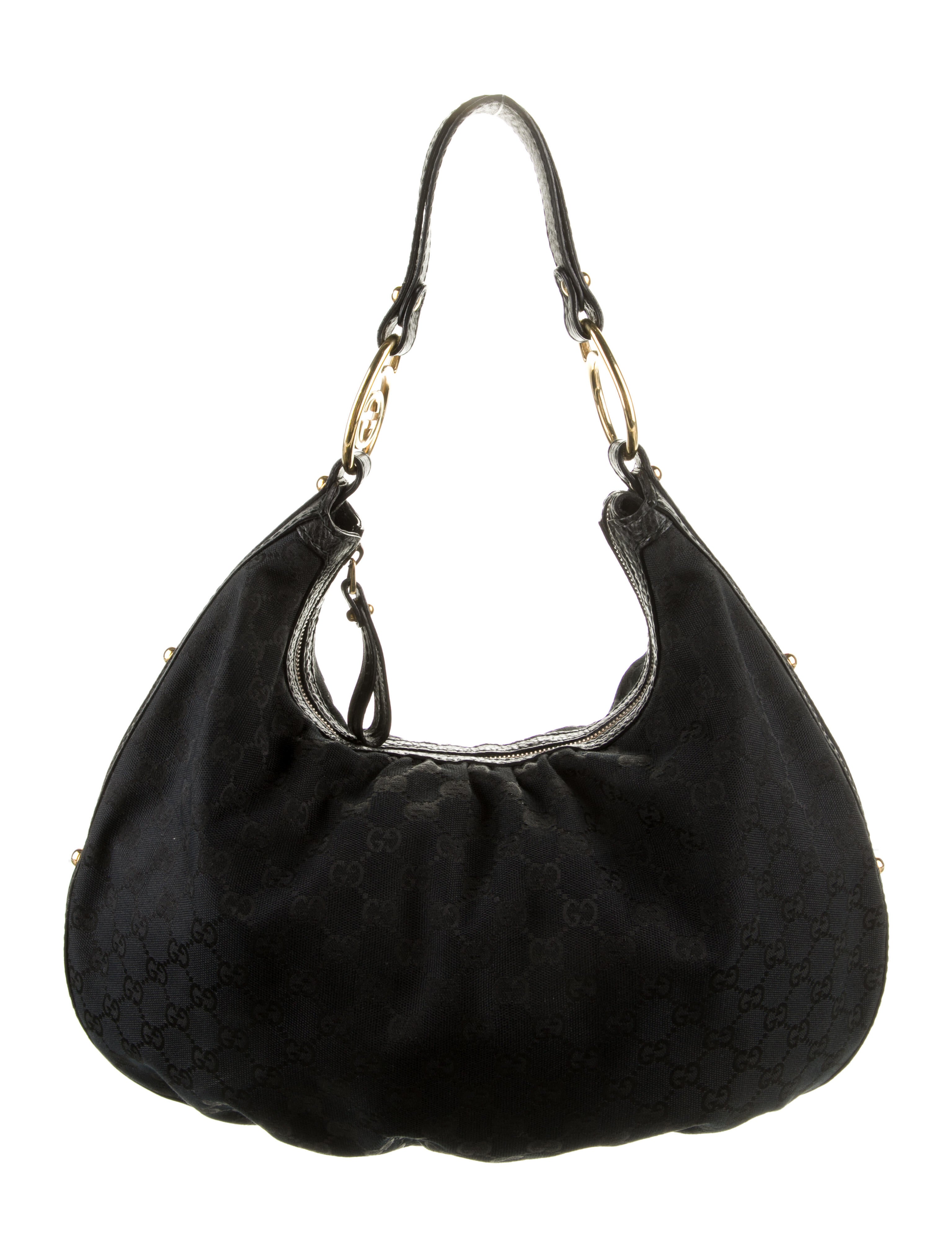 Gucci Half Moon Hobo - Black Hobos, Handbags - GUC53846 | The RealReal