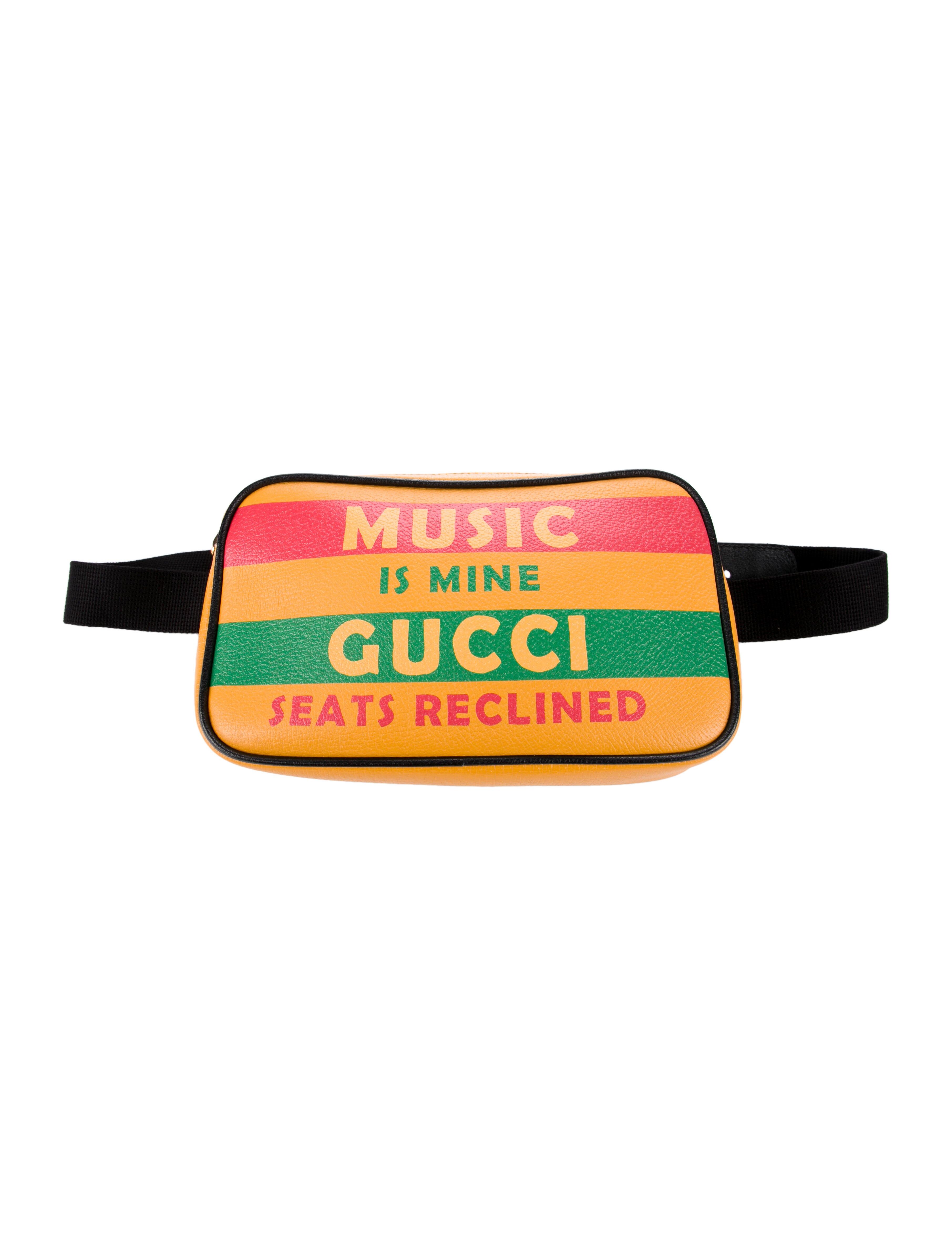 Gucci Music is Mine Waist Bag - Yellow Waist Bags, Handbags ...