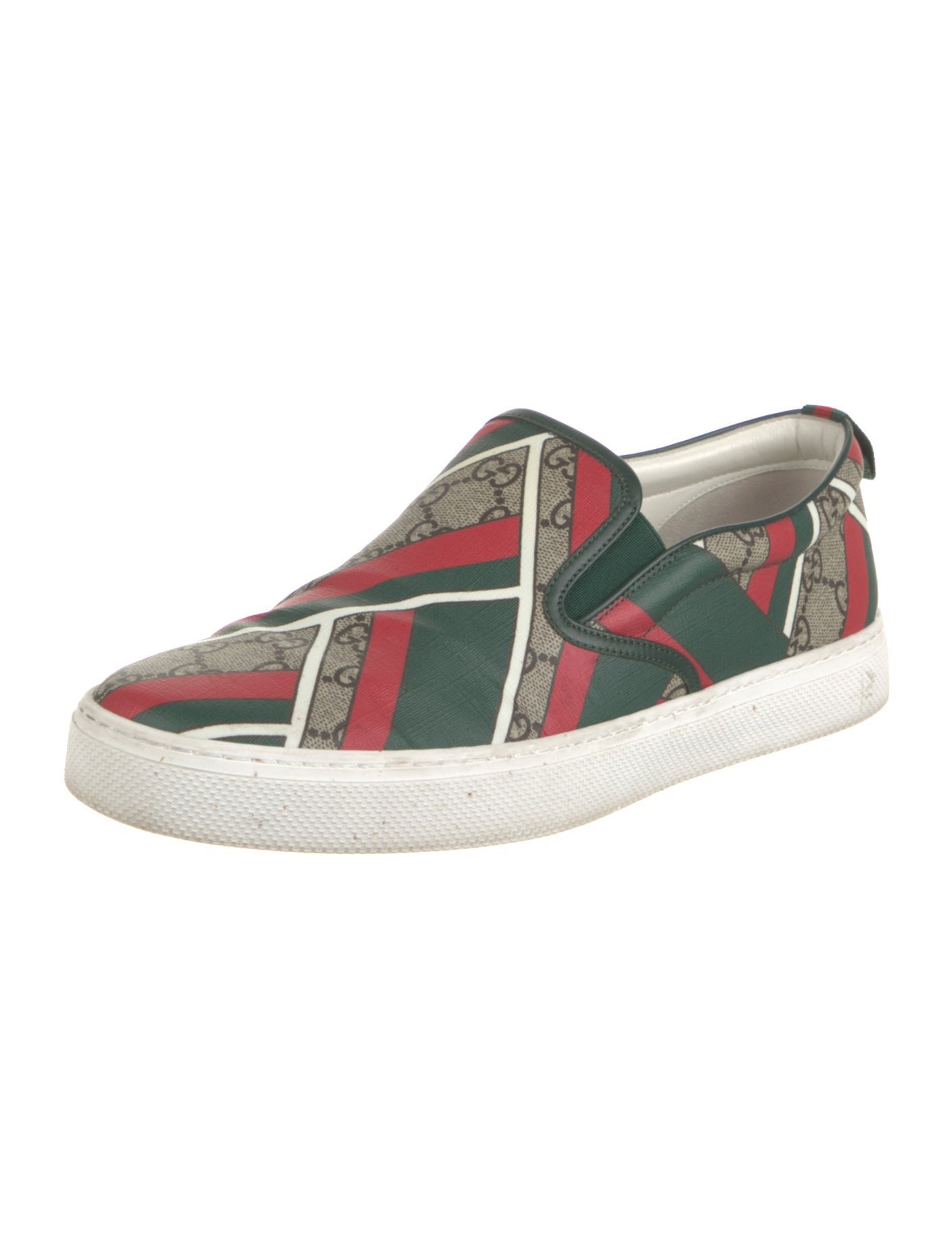 Gucci GG Supreme Sneakers - Green Sneakers, Shoes - GUC1237627 | The ...
