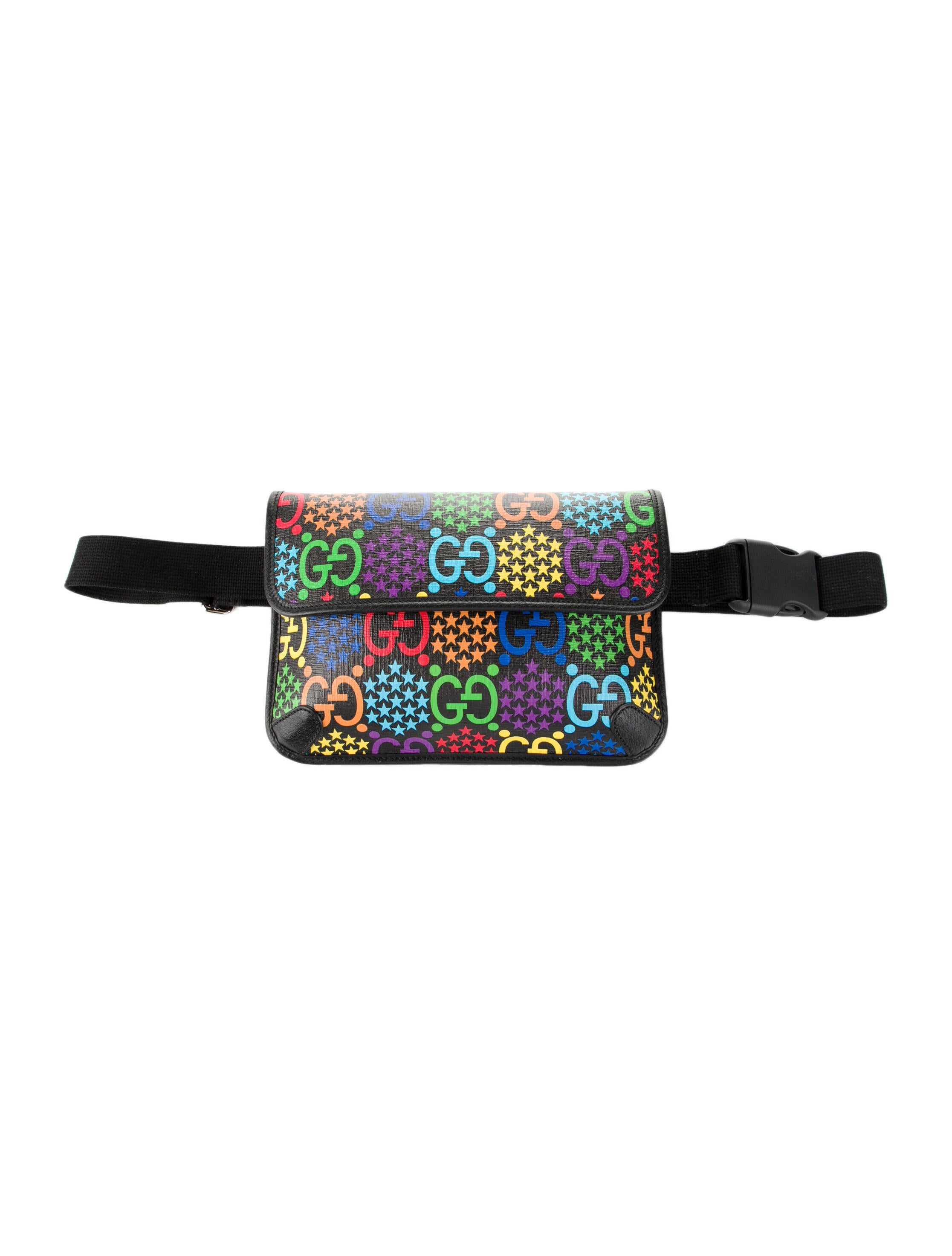 Gucci GG Psychedelic Belt Bag - Black Waist Bags, Handbags - GUC1249676 ...