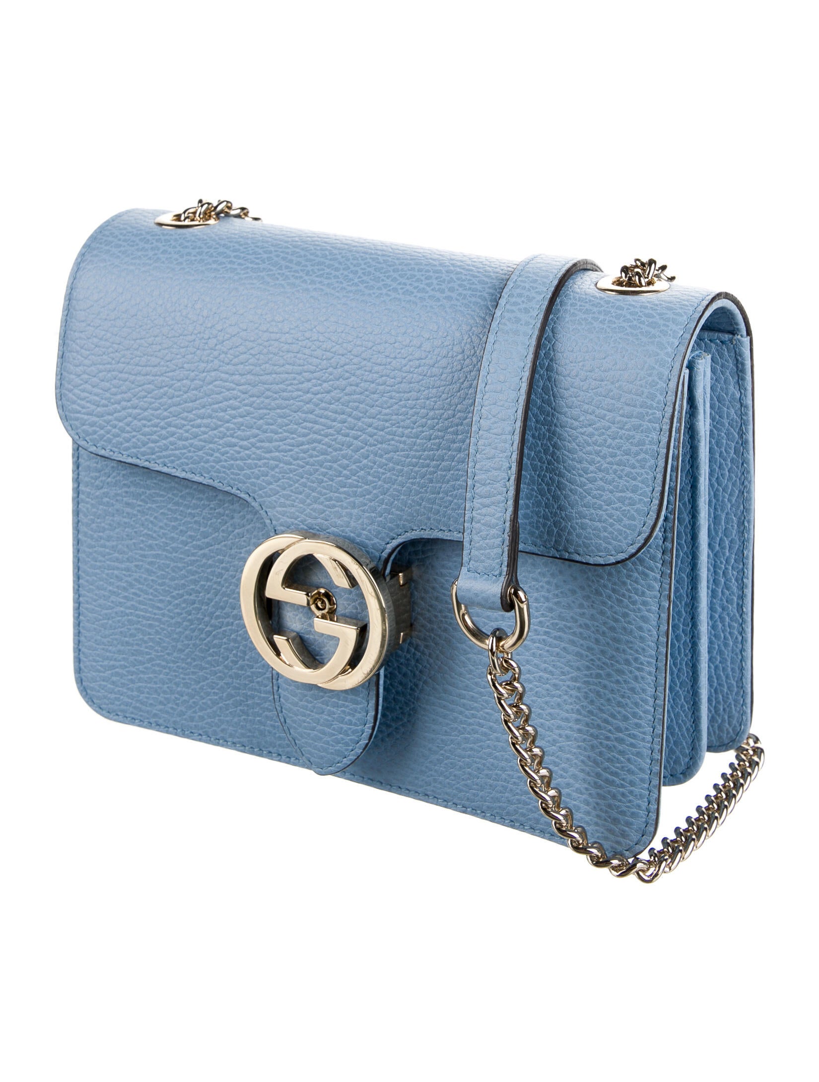 Gucci GG Plus Drawstring Bucket Bag - Blue Shoulder Bags, Handbags ...