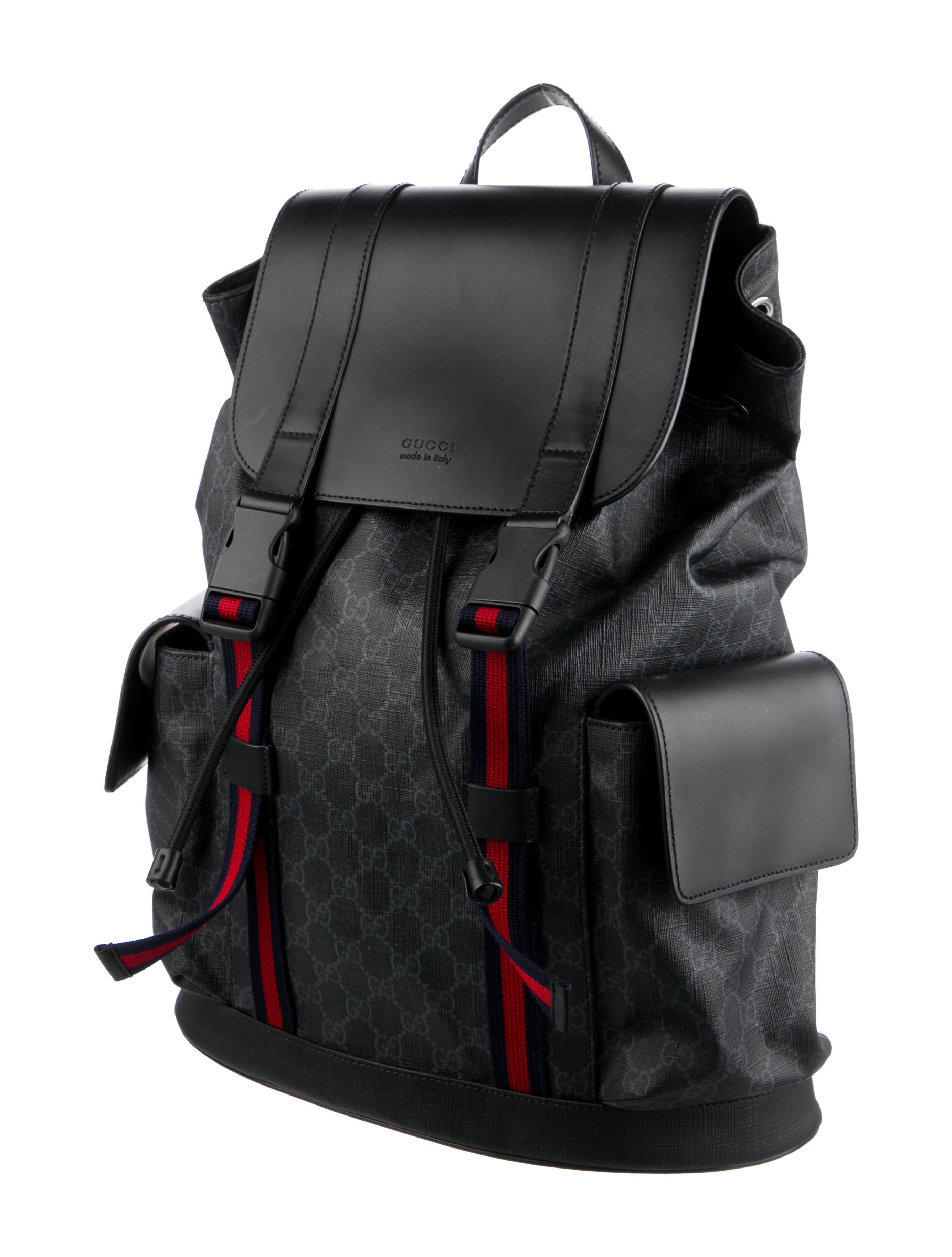 Gucci GG Supreme Backpack - Black Backpacks, Bags - GUC1252843 | The ...