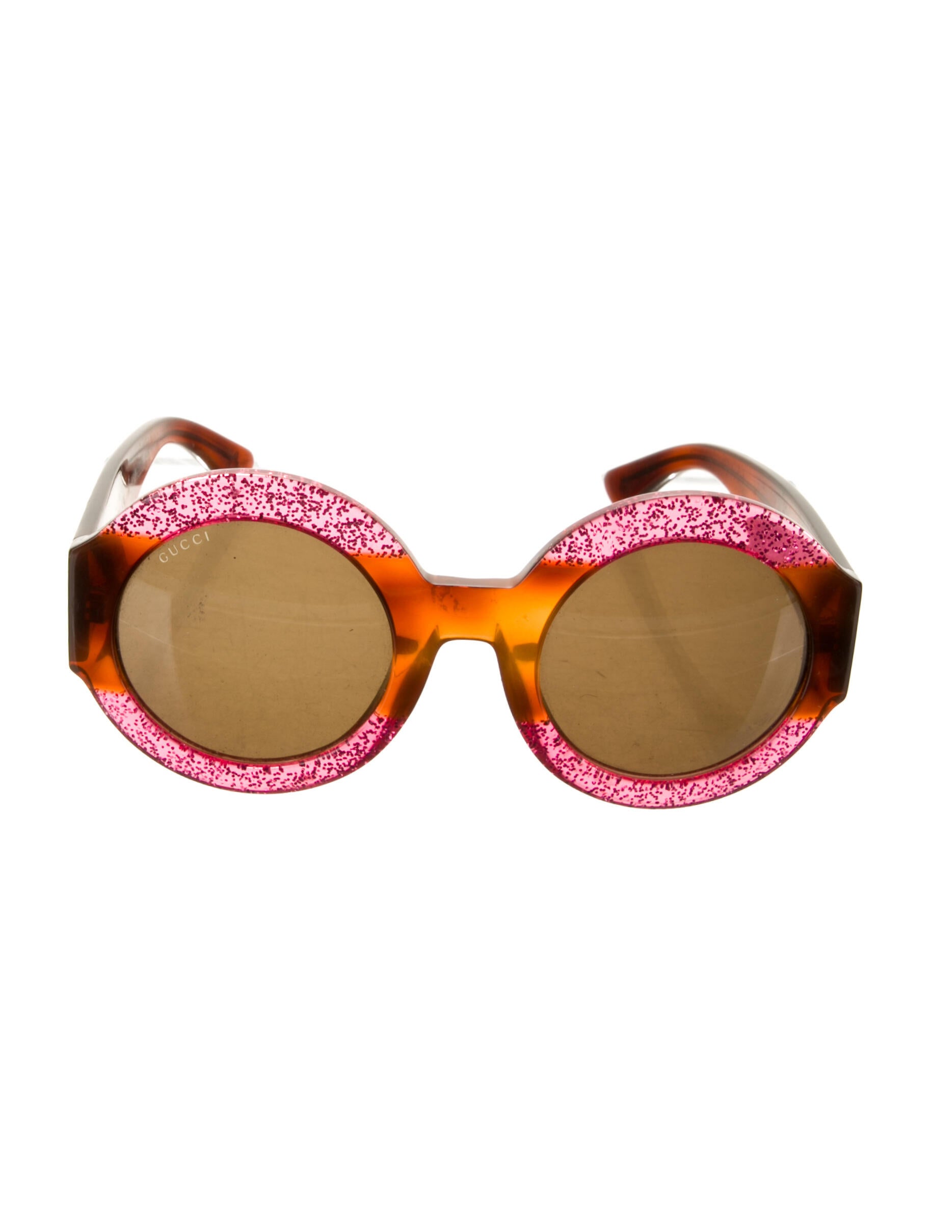 Gucci Interlocking G Logo Oversize Sunglasses - Pink Sunglasses ...