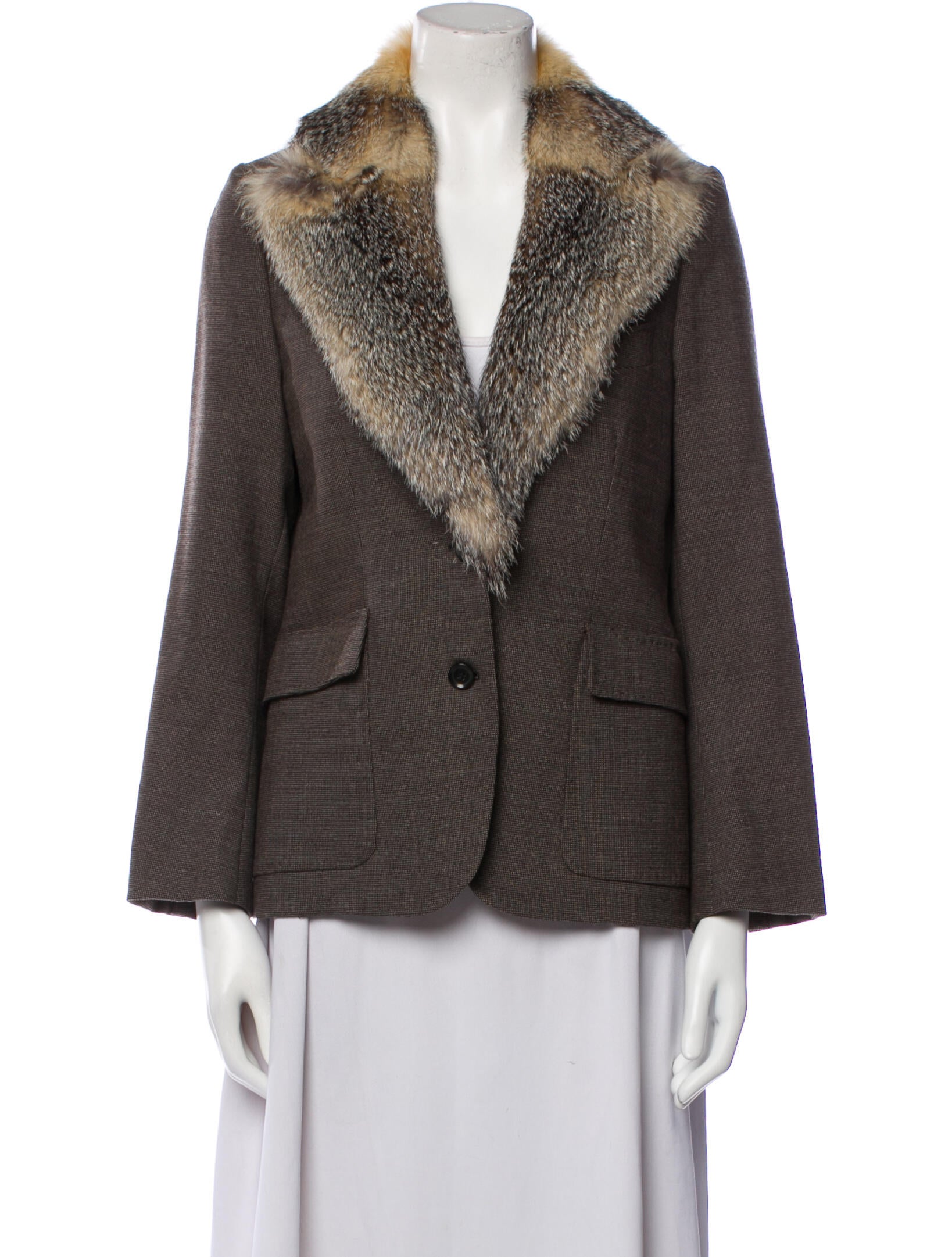 Gucci Fur Jacket - Brown Jackets, Clothing - GUC1274378 | The RealReal