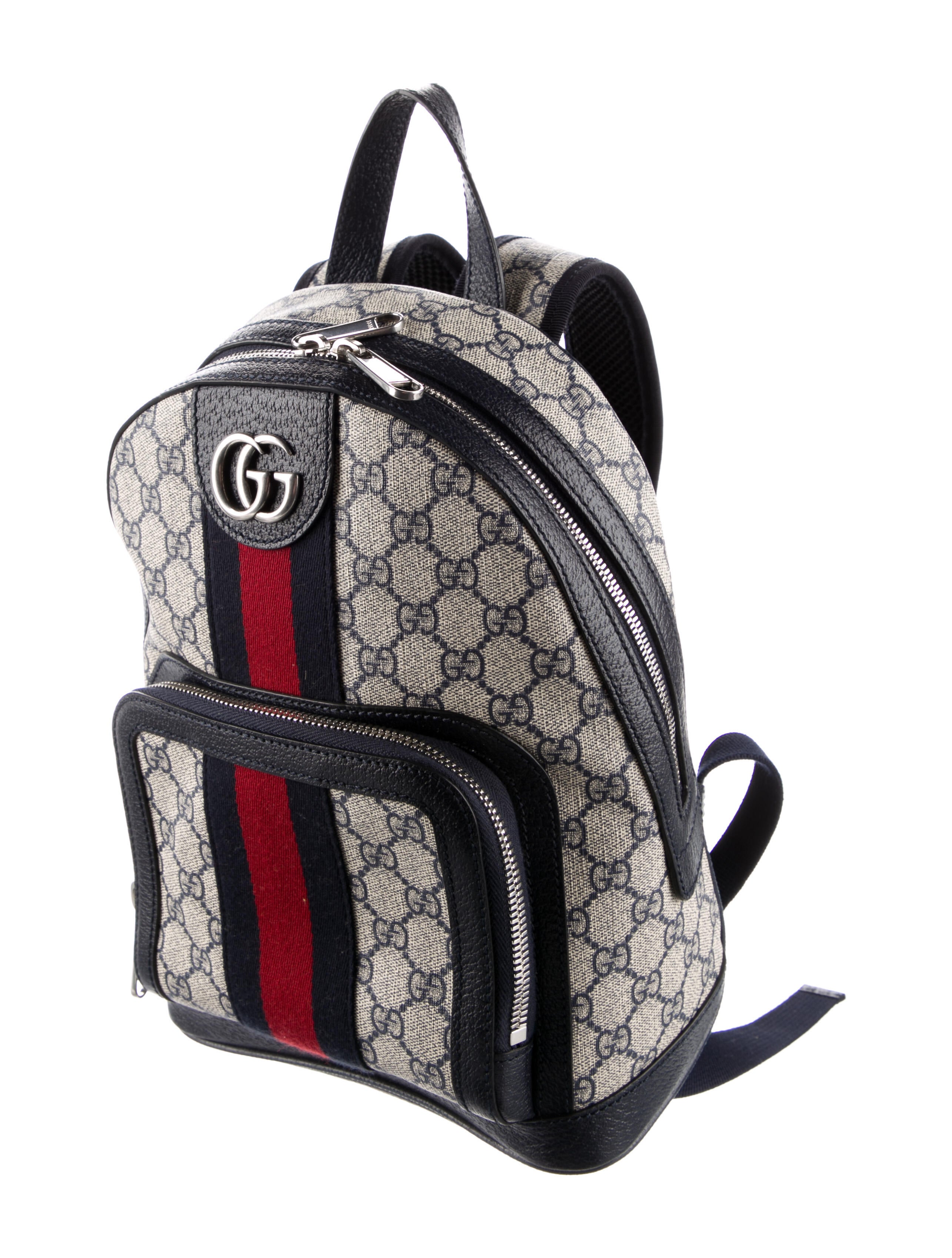 Gucci GG Supreme Small Ophidia Backpack - Blue Backpacks, Handbags ...
