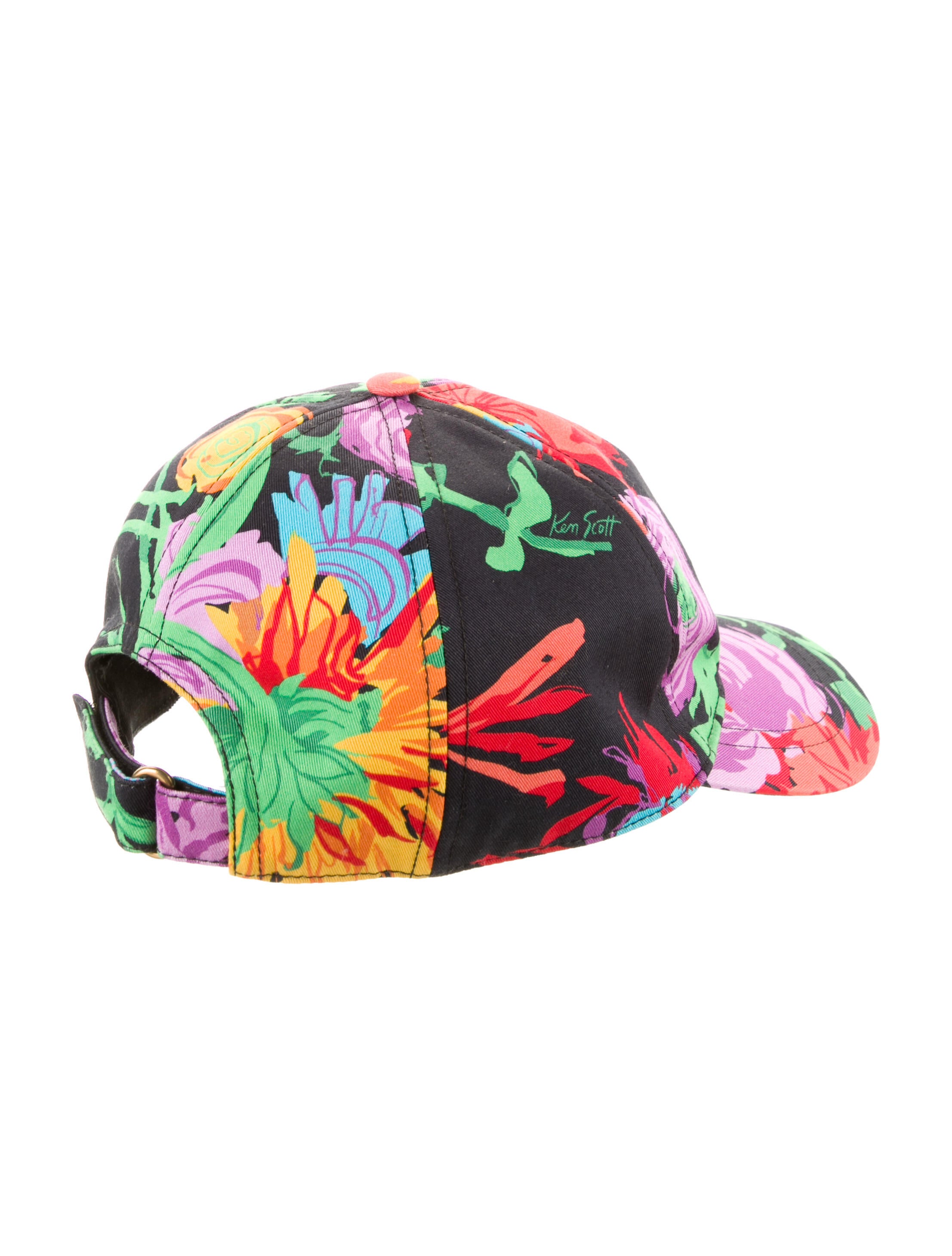 Gucci X Ken Scott Floral Cap - Black Hats, Accessories - GUC1289129 ...