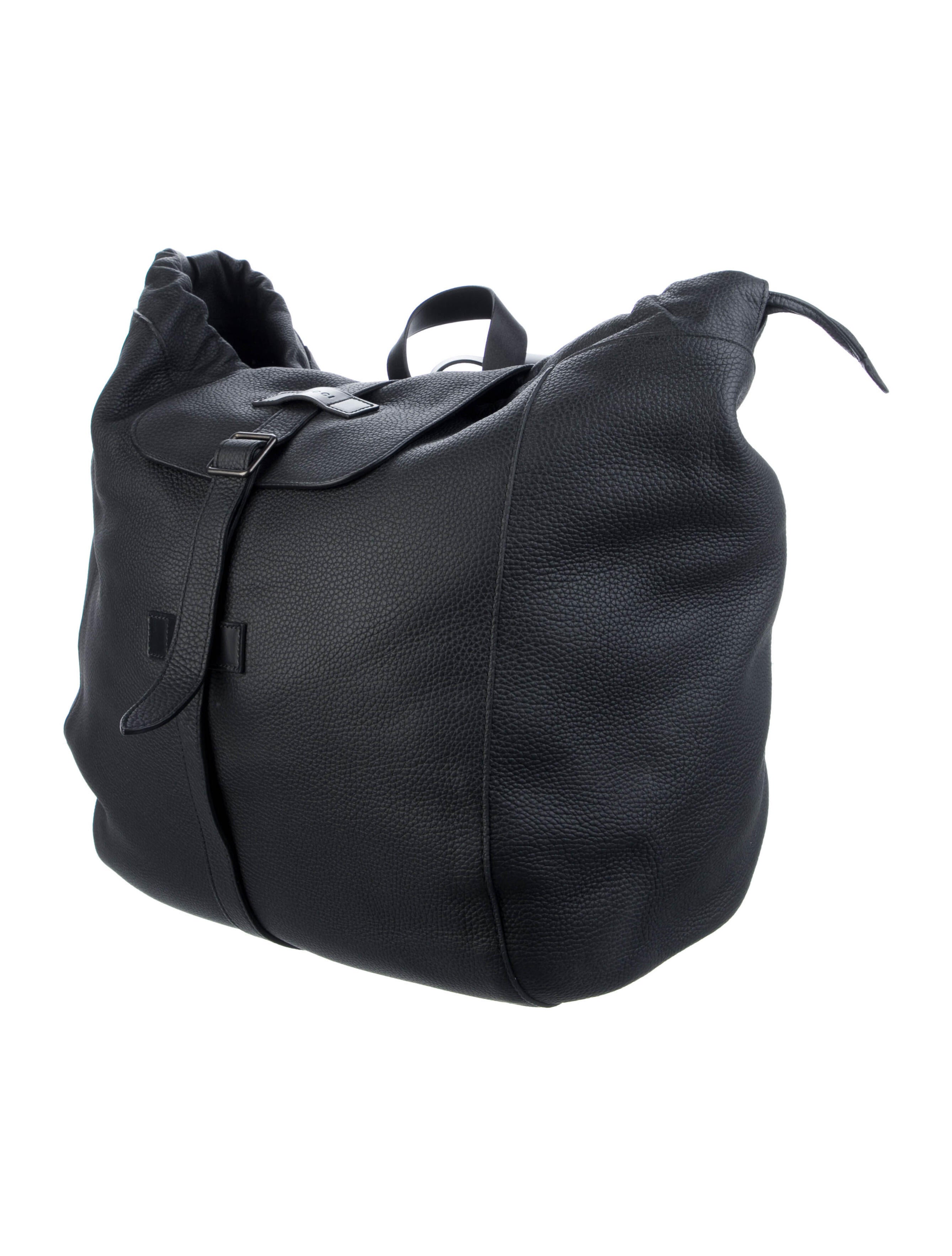 Gucci Grand Prix Large Leather Backpack - Black Backpacks, Bags ...