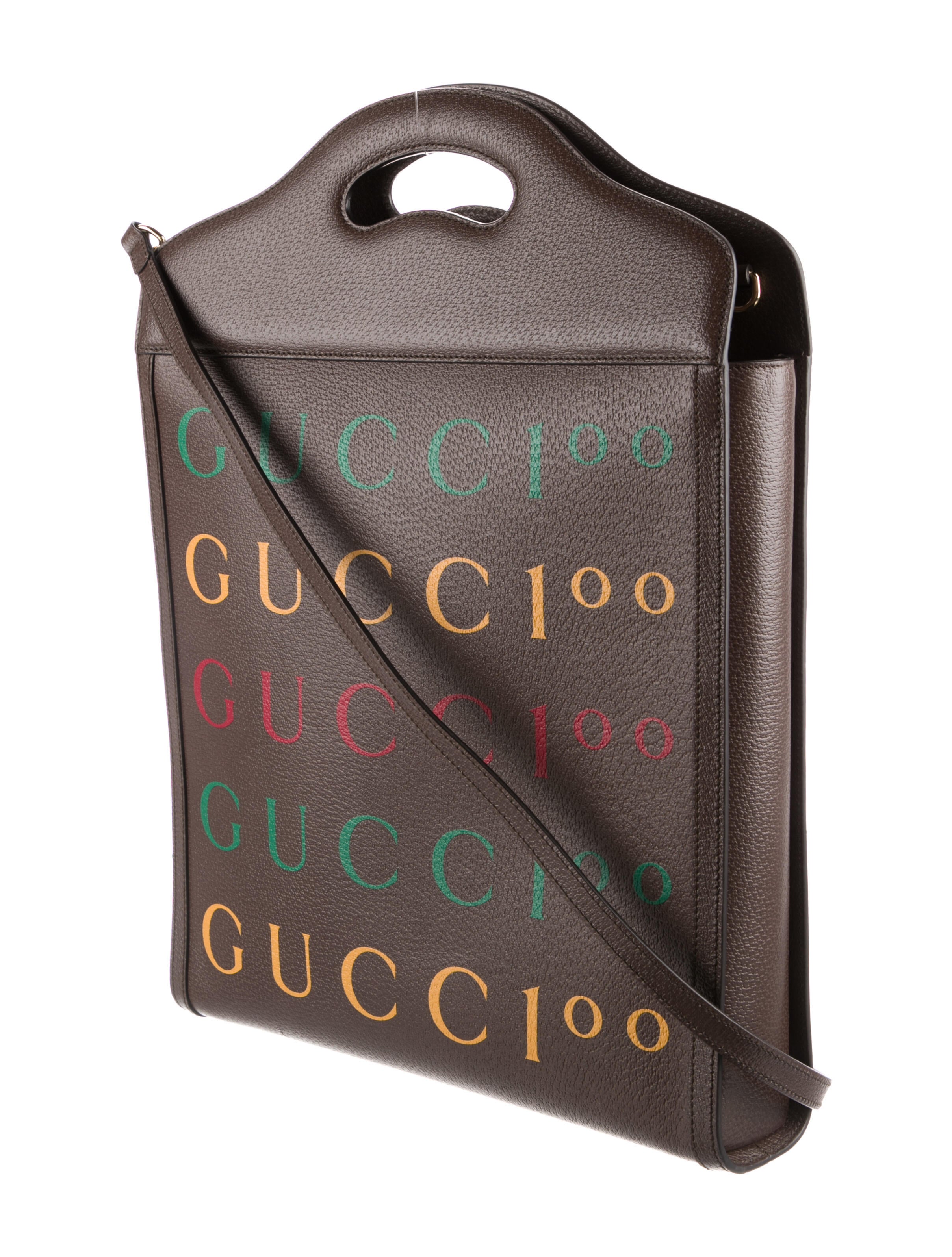 Gucci Medium 100 Years Collection Tote w/ Tags - Brown Totes, Bags ...