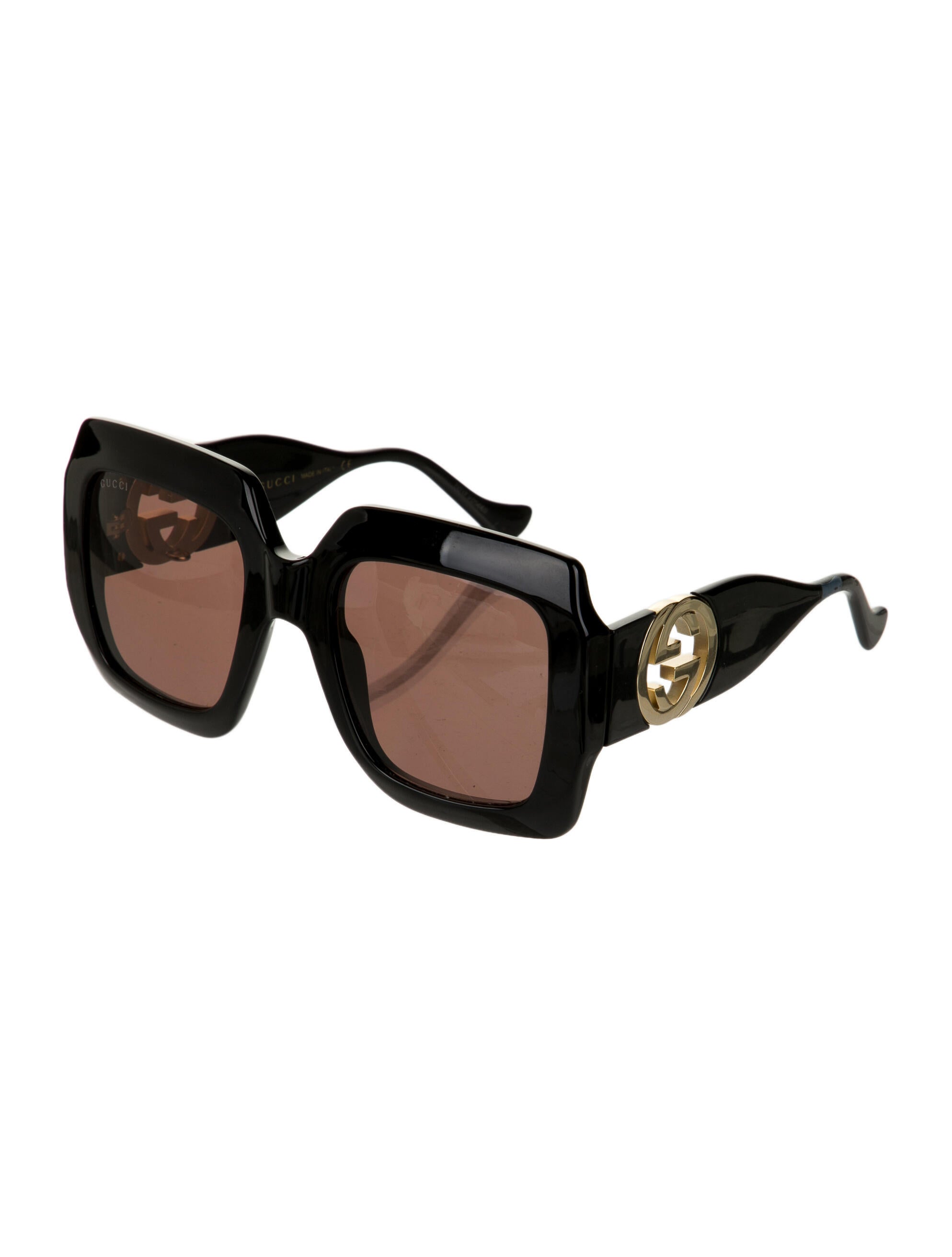 Gucci Interlocking G Logo Oversize Sunglasses Interlocking G Logo ...