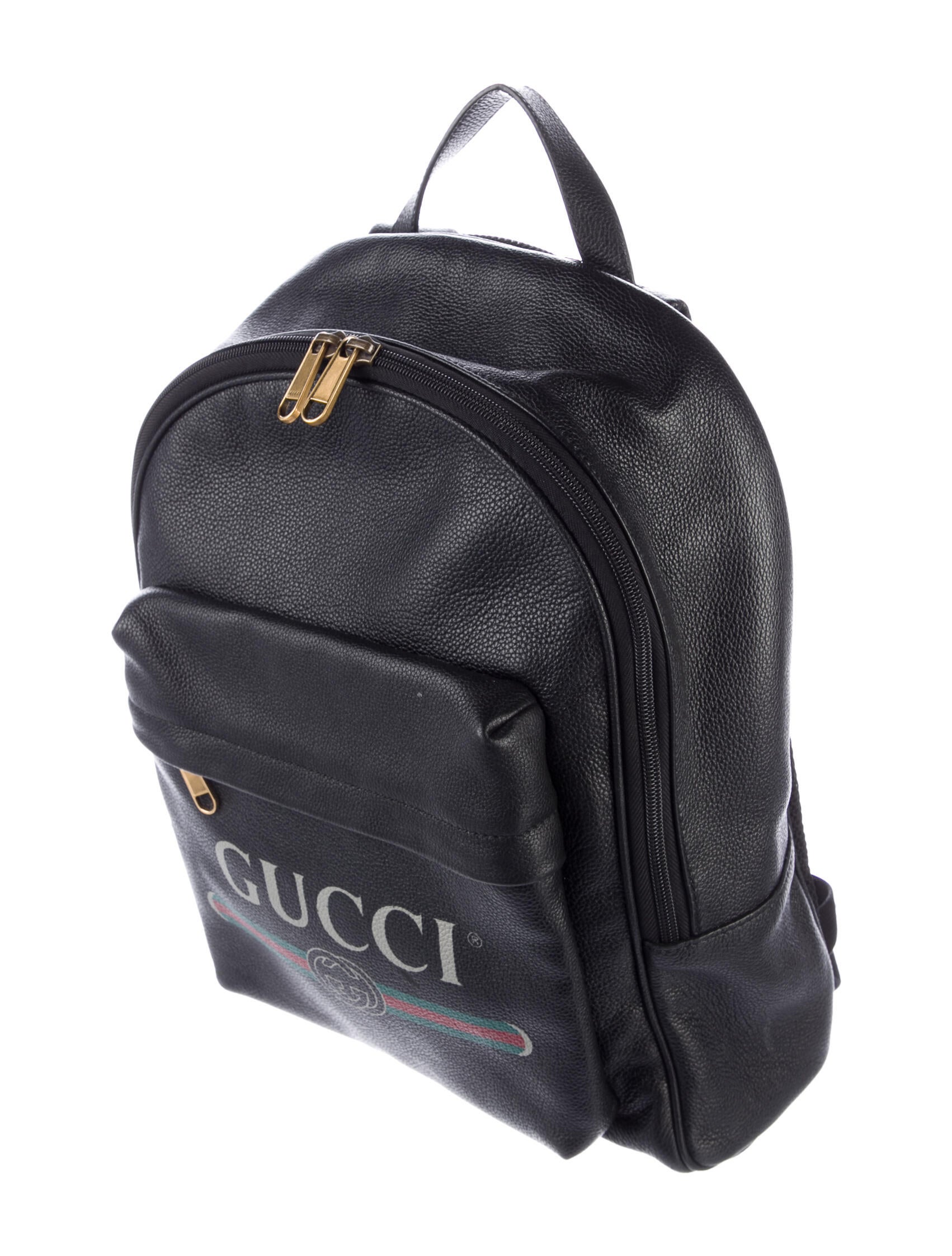 Gucci Logo Day Backpack - Black Backpacks, Bags - GUC1304597 | The RealReal