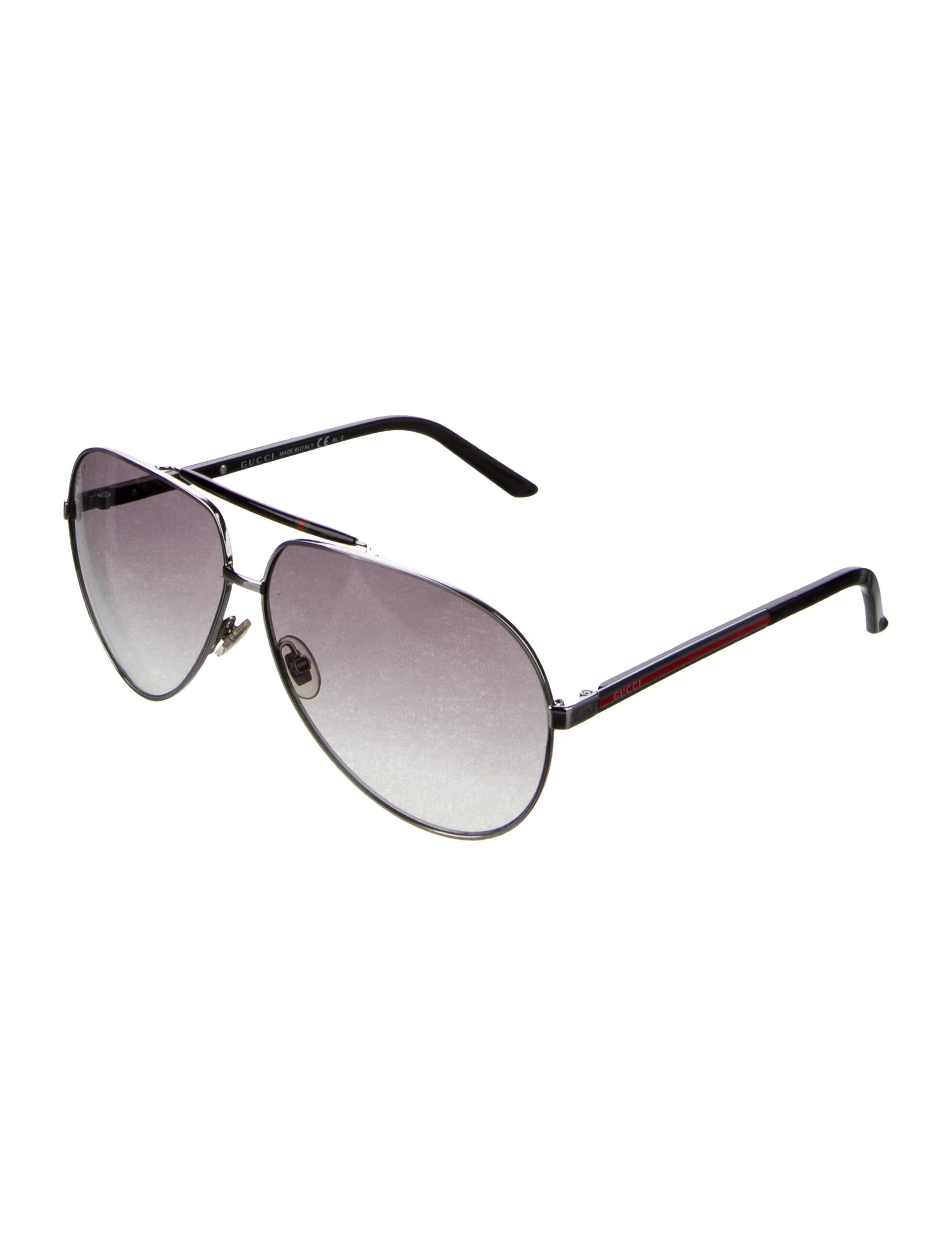 Gucci Aviator Gradient Sunglasses - Silver Sunglasses, Accessories ...
