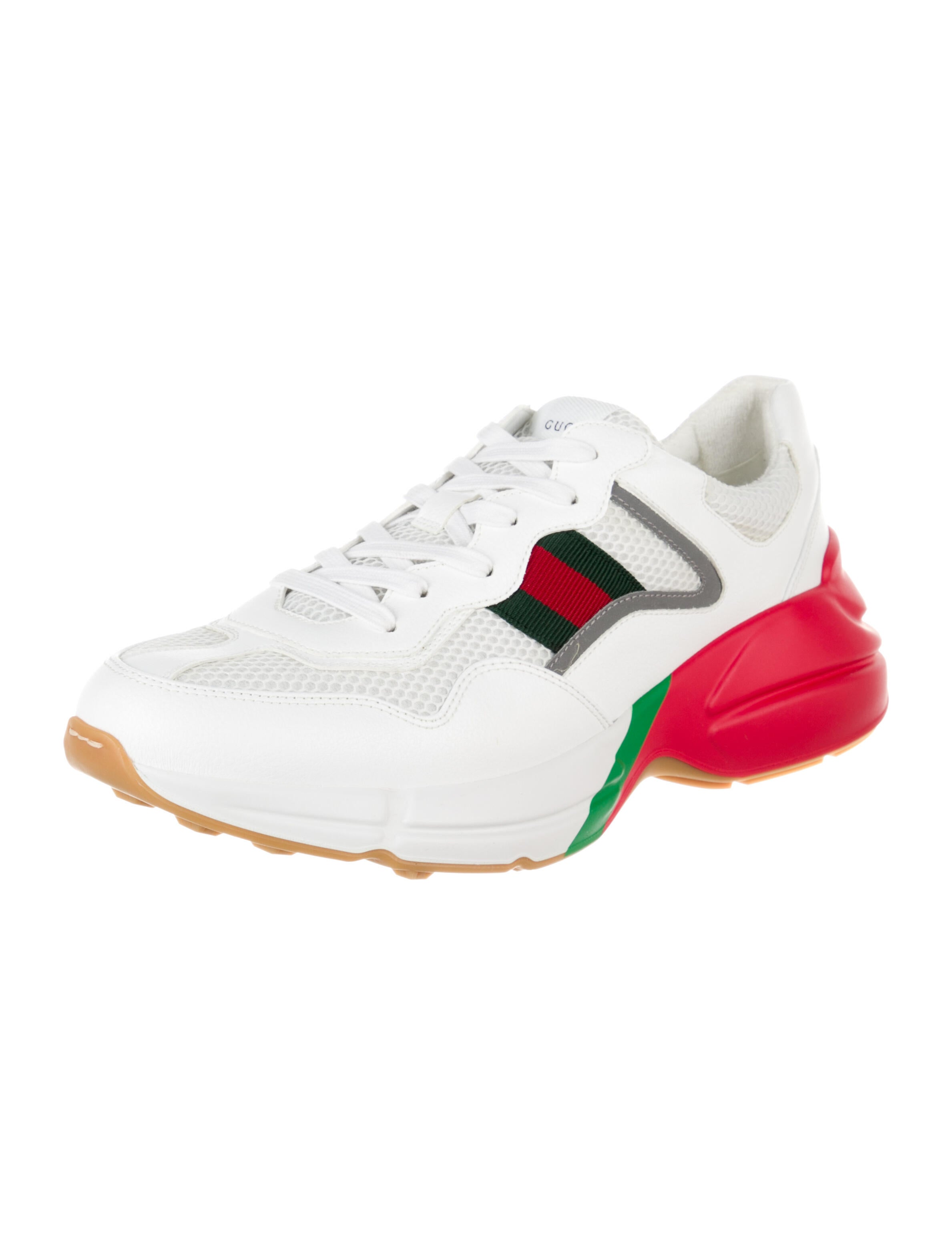 Gucci Rhyton Chunky Sneakers w/ Tags - White Sneakers, Shoes ...
