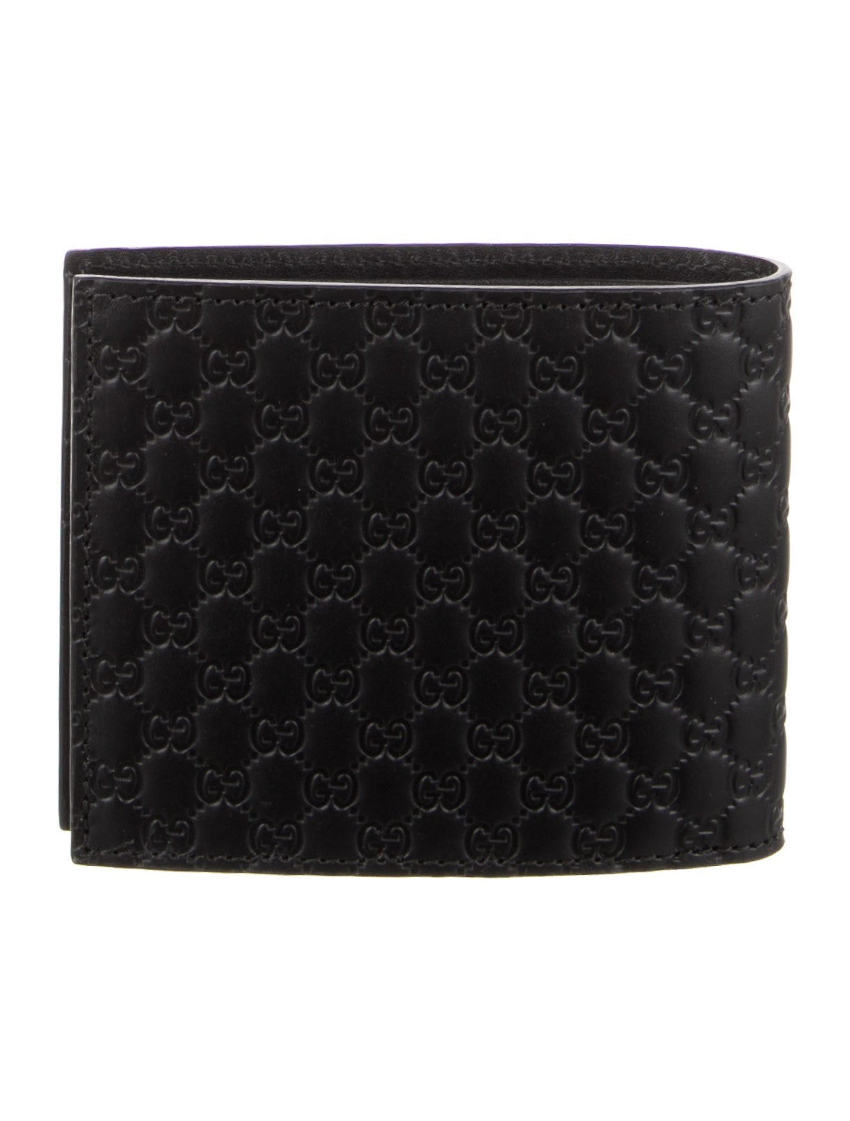 Gucci BiFold Wallet Microguccissima Pattern Bifold Wallet - Black ...