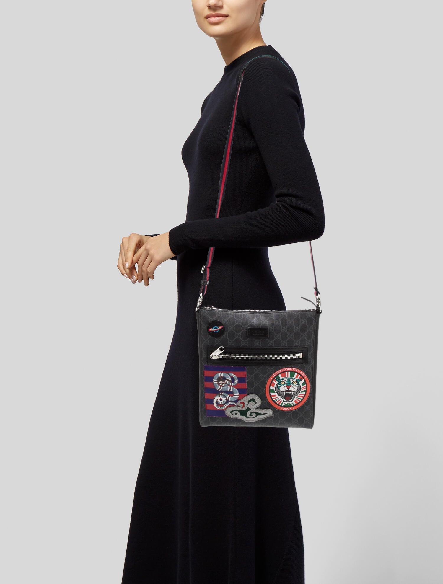 Gucci GG Supreme Messenger Bag - Black Messenger Bags, Bags ...