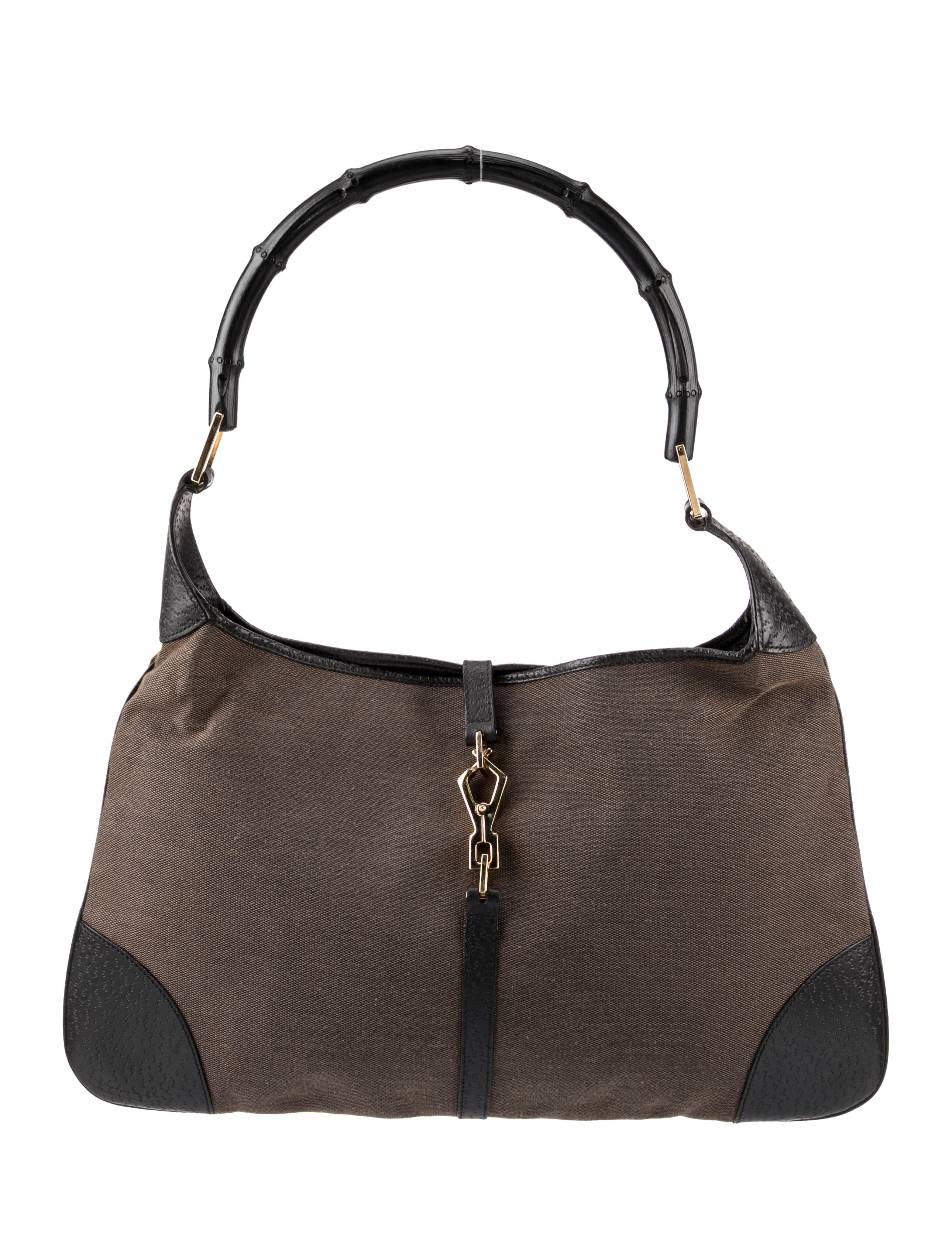 Gucci GG Canvas Large Jockey Hobo - Brown Hobos, Handbags - GUC1031605 ...