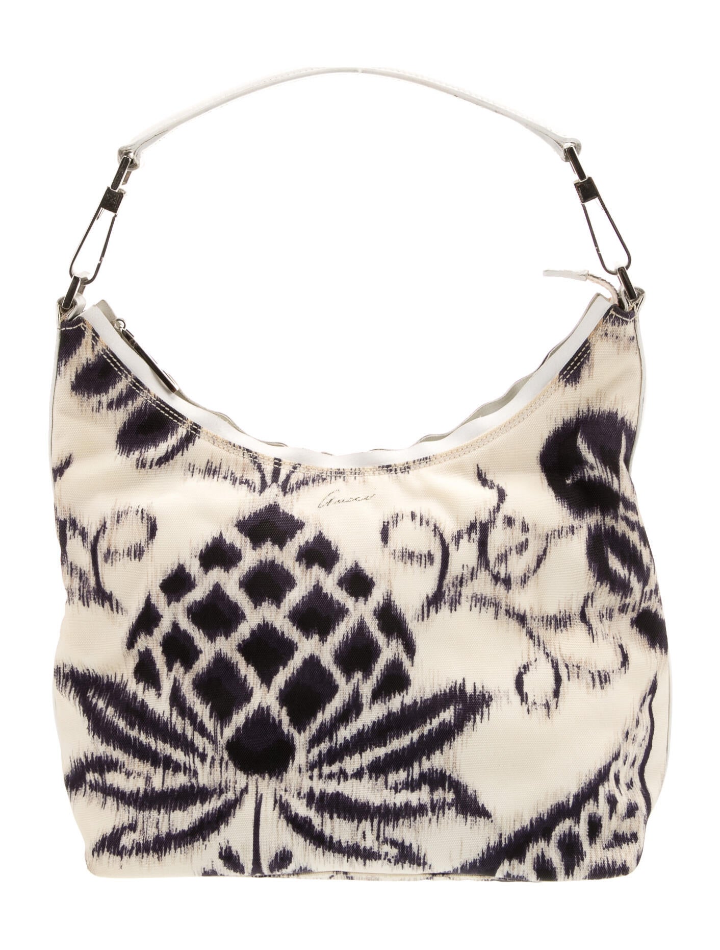 Gucci Vintage Pattern Print Shoulder Bag - Neutrals Shoulder Bags ...