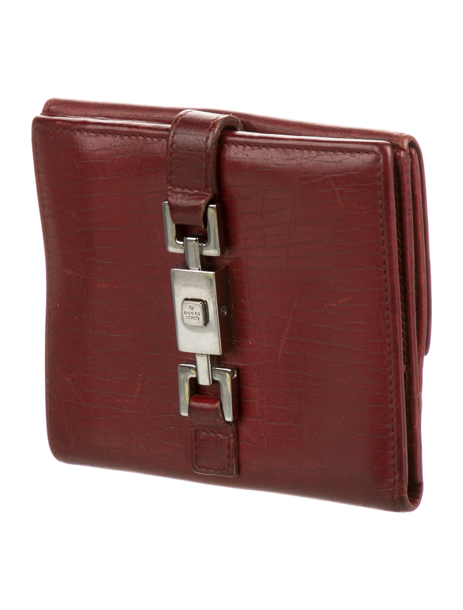 Gucci Leather Compact Wallet - Red Wallets, Accessories - GUC1353316 ...