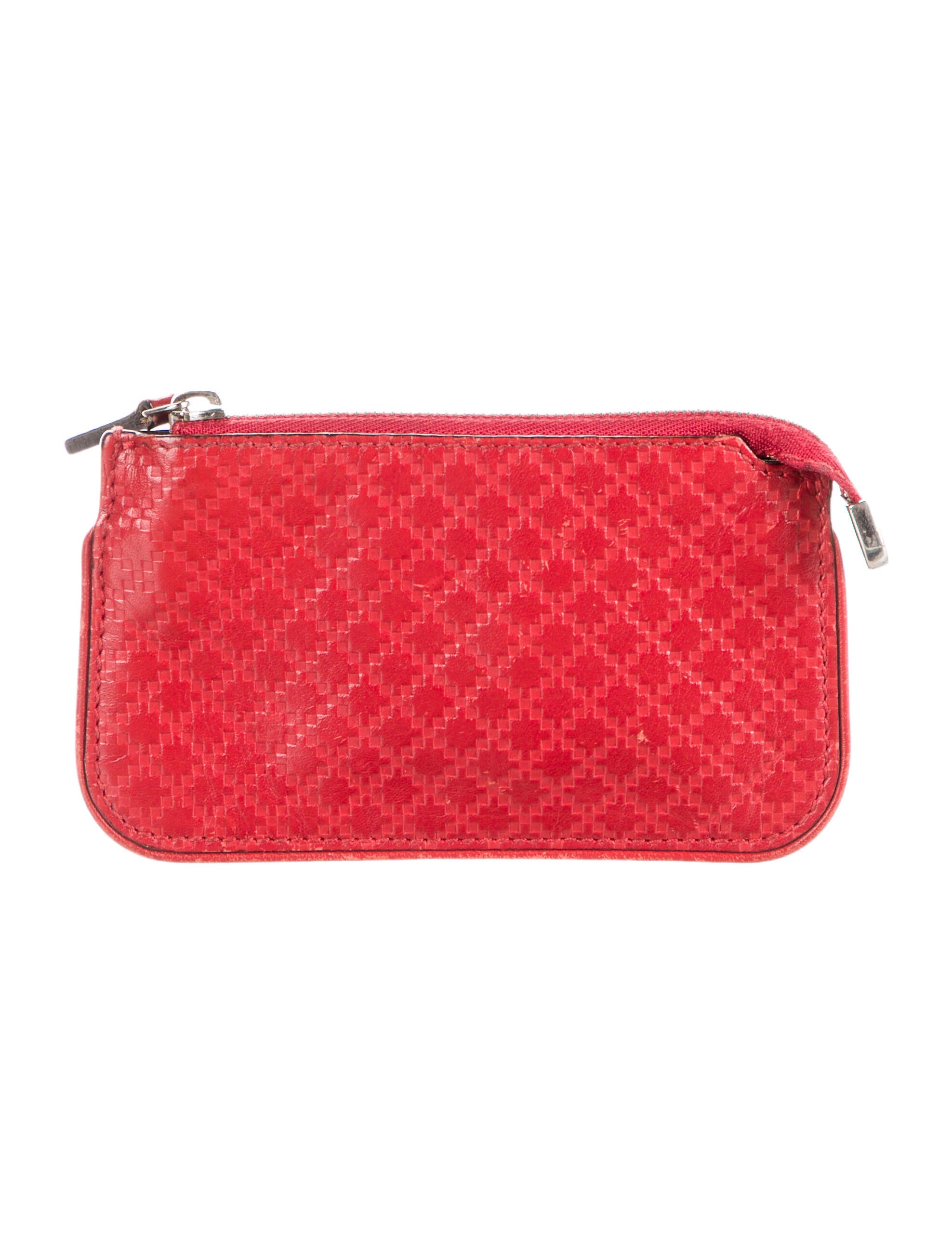 Gucci Leather Diamante Key Holder - Red Keychains, Accessories ...
