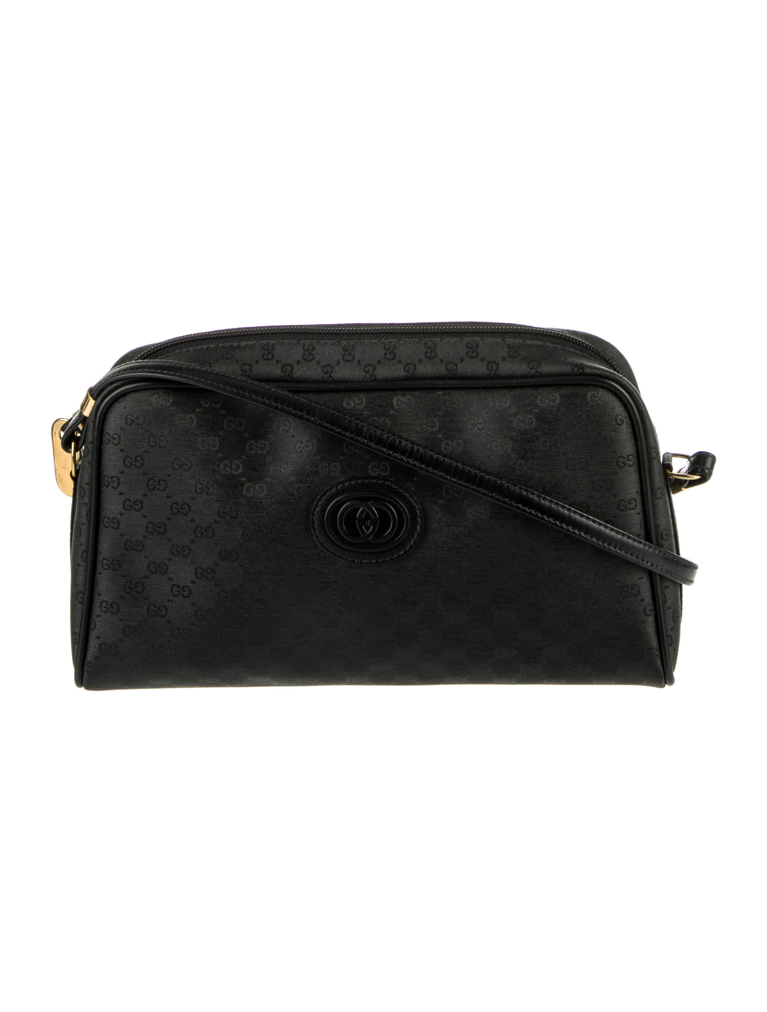 Gucci Micro GG Crossbody Bag - Black Crossbody Bags, Handbags ...