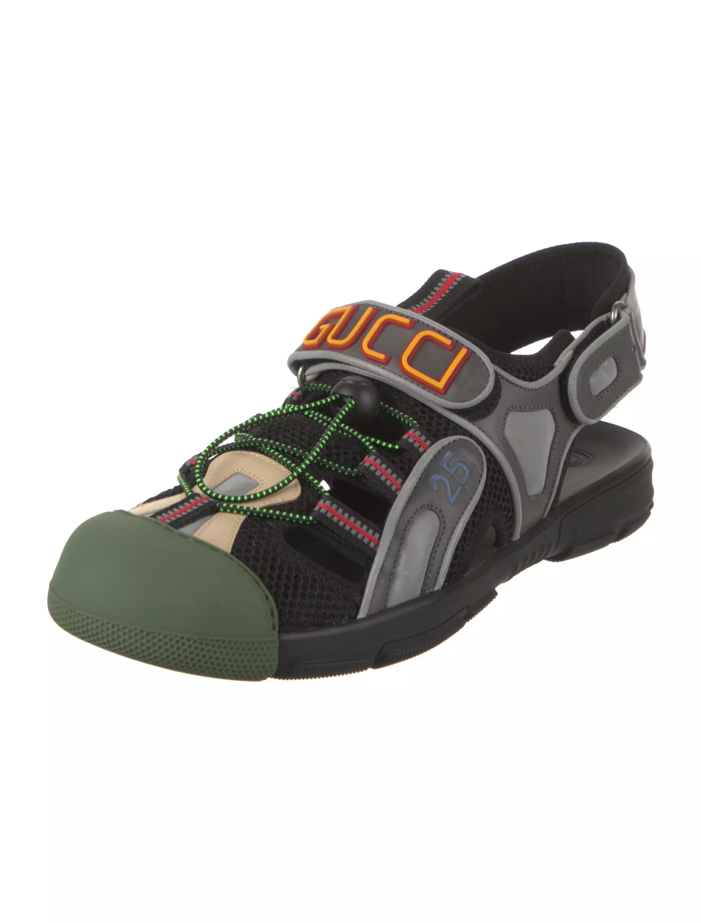 Gucci Printed Sandals w/ Tags - Black Sandals, Shoes - GUC1374686 | The ...