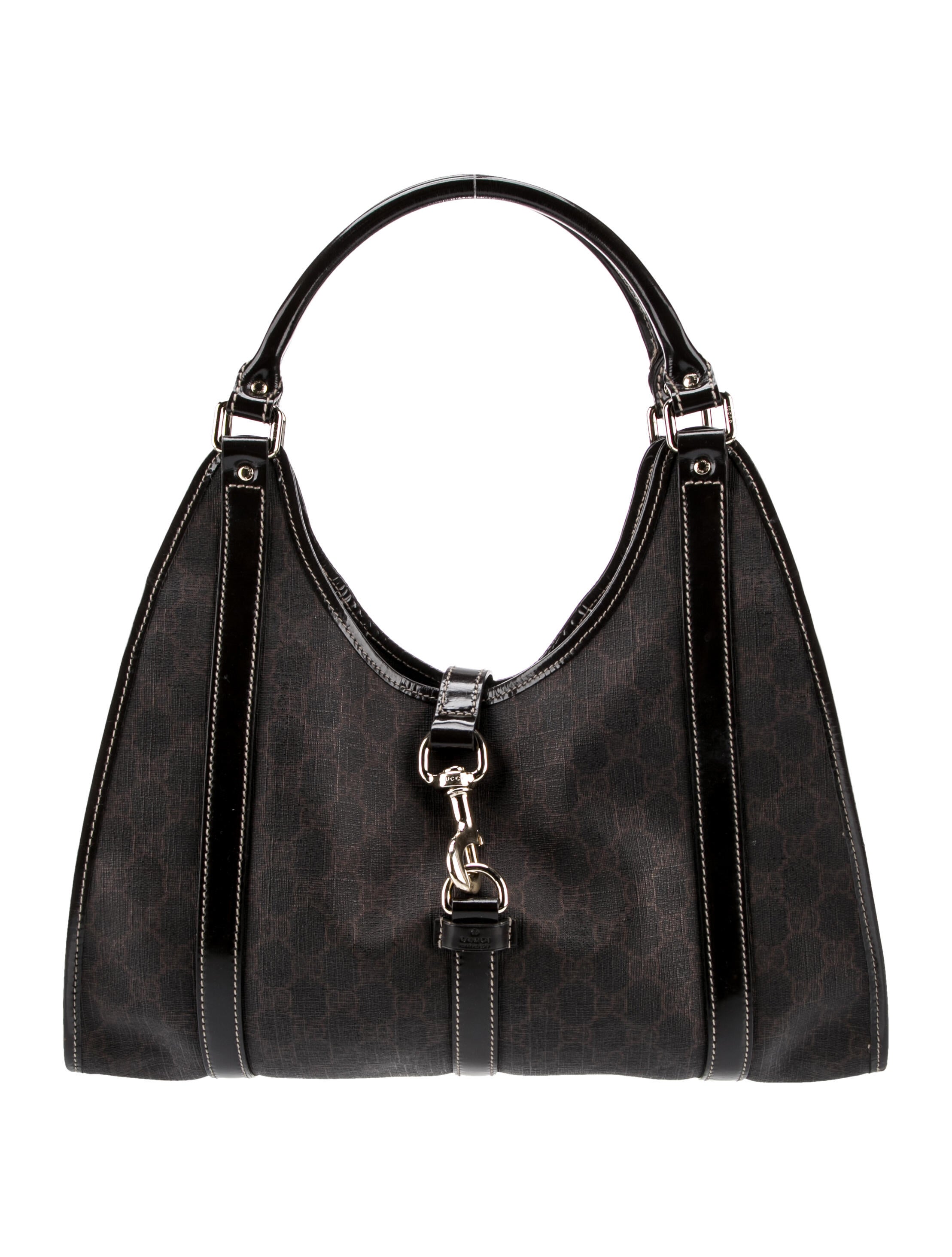 Gucci GG Plus Medium Joy Bardot Hobo - Brown Hobos, Handbags - GUC1379865 | The RealReal