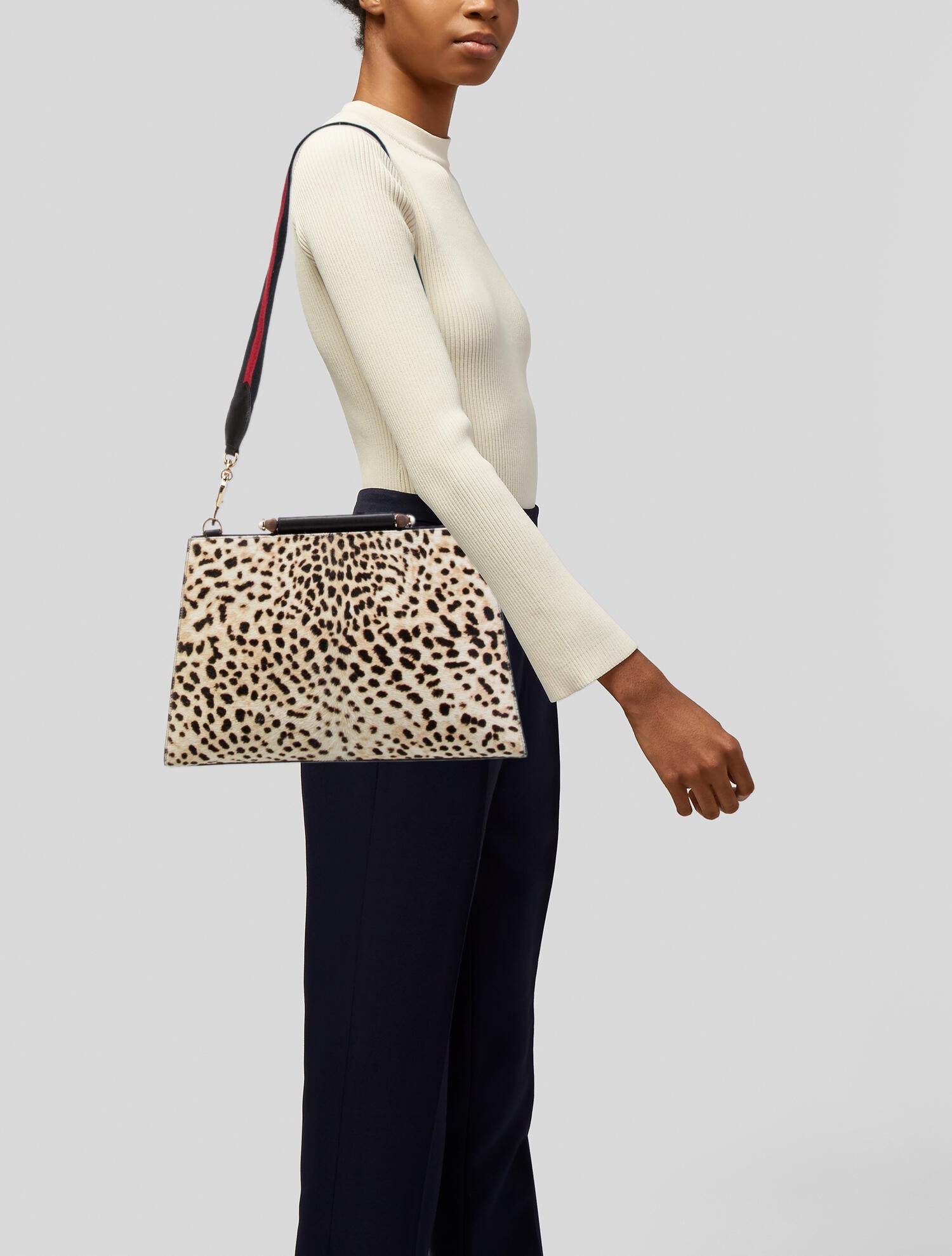 Gucci Medium Nymphaea Bamboo Handle Bag w/ Strap - Neutrals Handle Bags ...