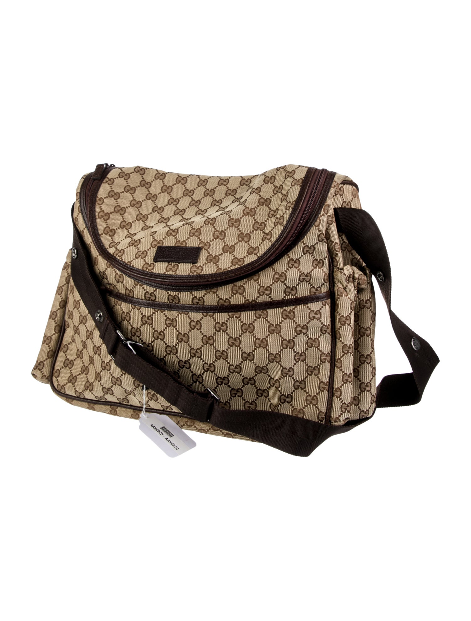 Gucci GG Canvas Baby Carrier - Brown - GUC151071 | The RealReal