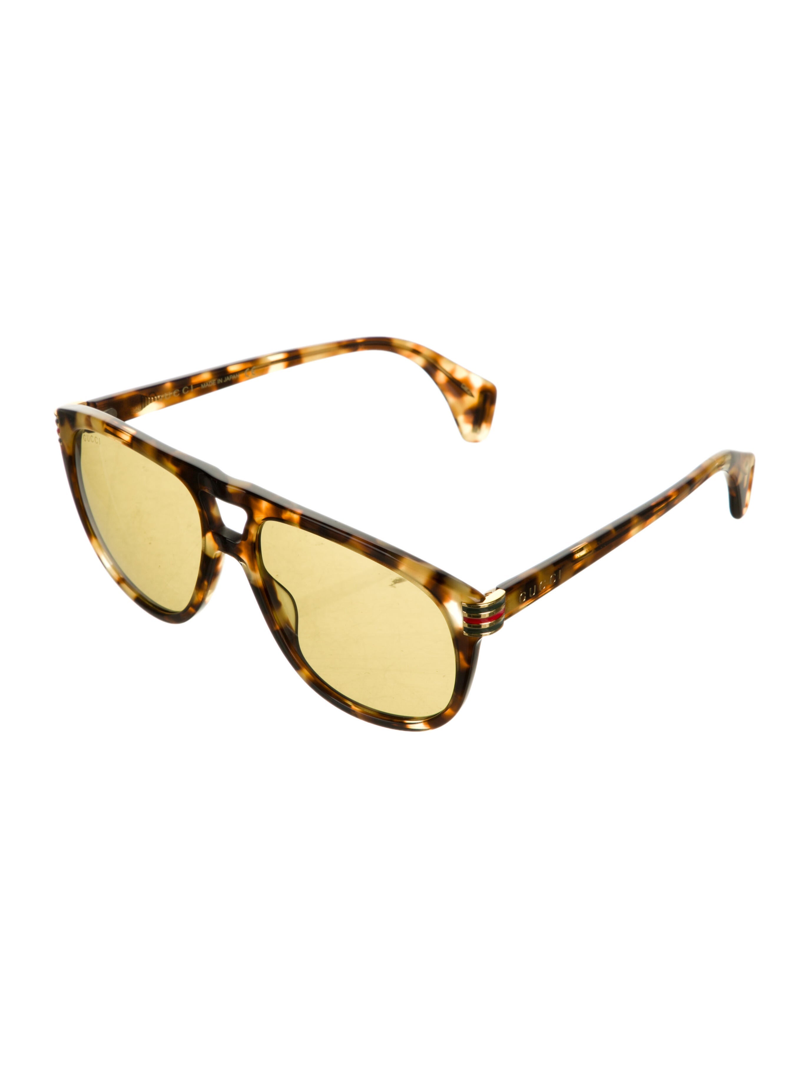 Gucci Wayfarer Tinted Sunglasses - Brown Sunglasses, Accessories ...