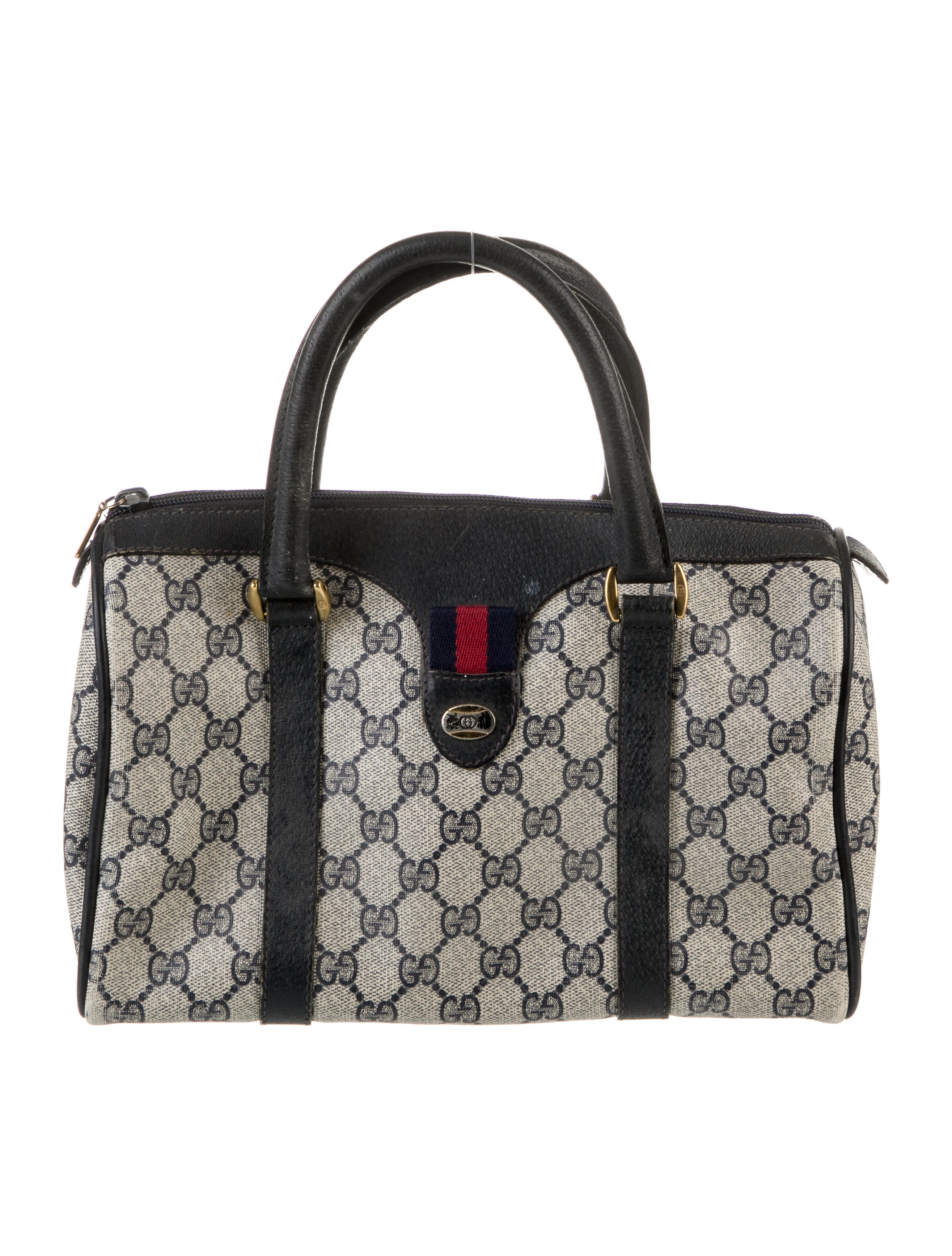 Gucci GG Plus Boston Bag - Blue Handle Bags, Handbags - GUC1387952 ...