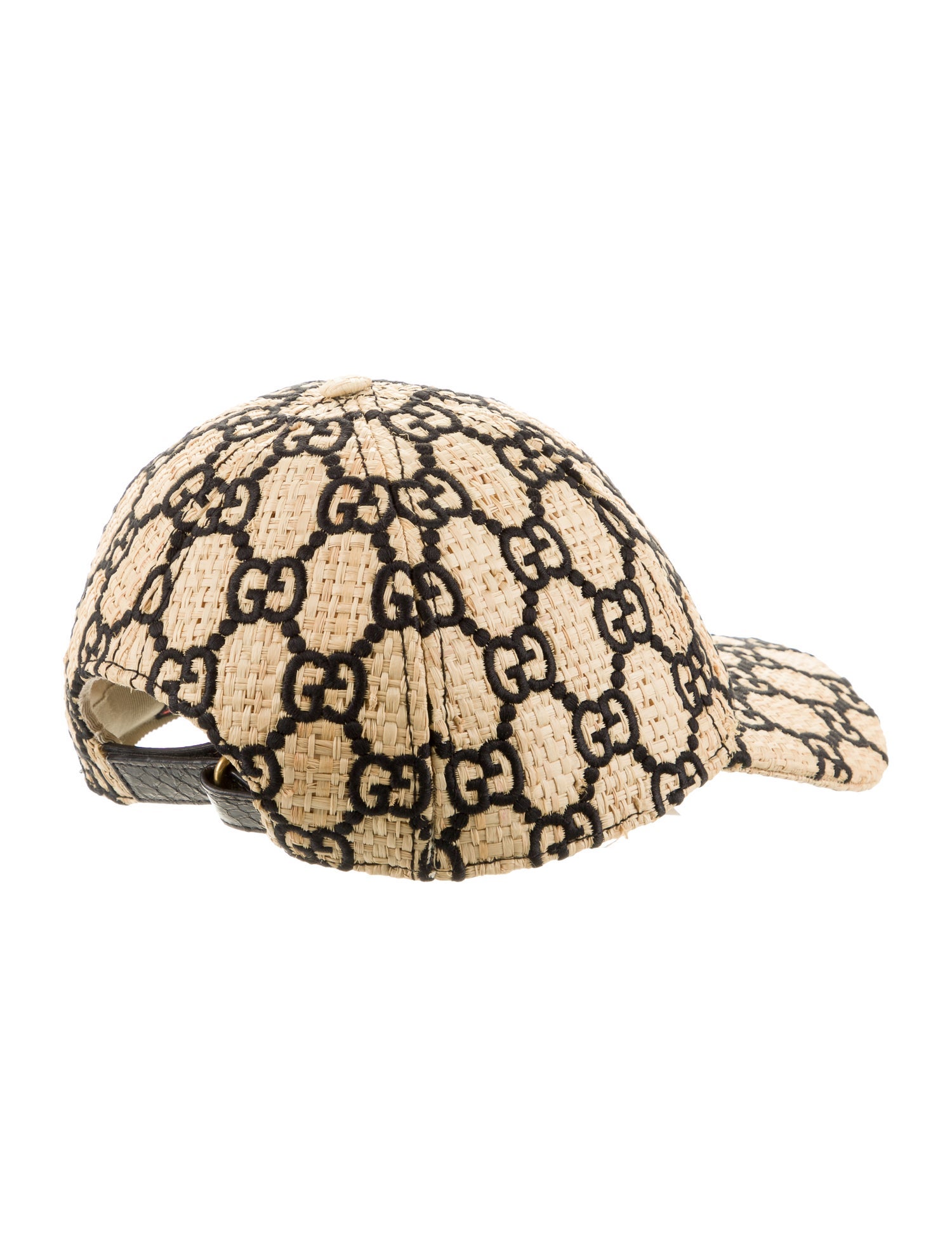 Gucci GG Raffia Baseball Cap - Neutrals Hats, Accessories - GUC1388070 ...