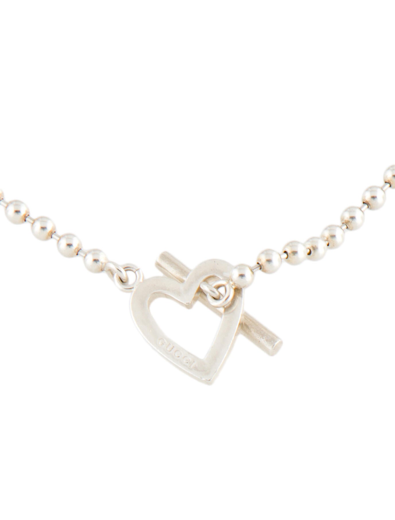 Gucci Toggle Heart Chain Choker Necklace - Chain, Necklaces ...