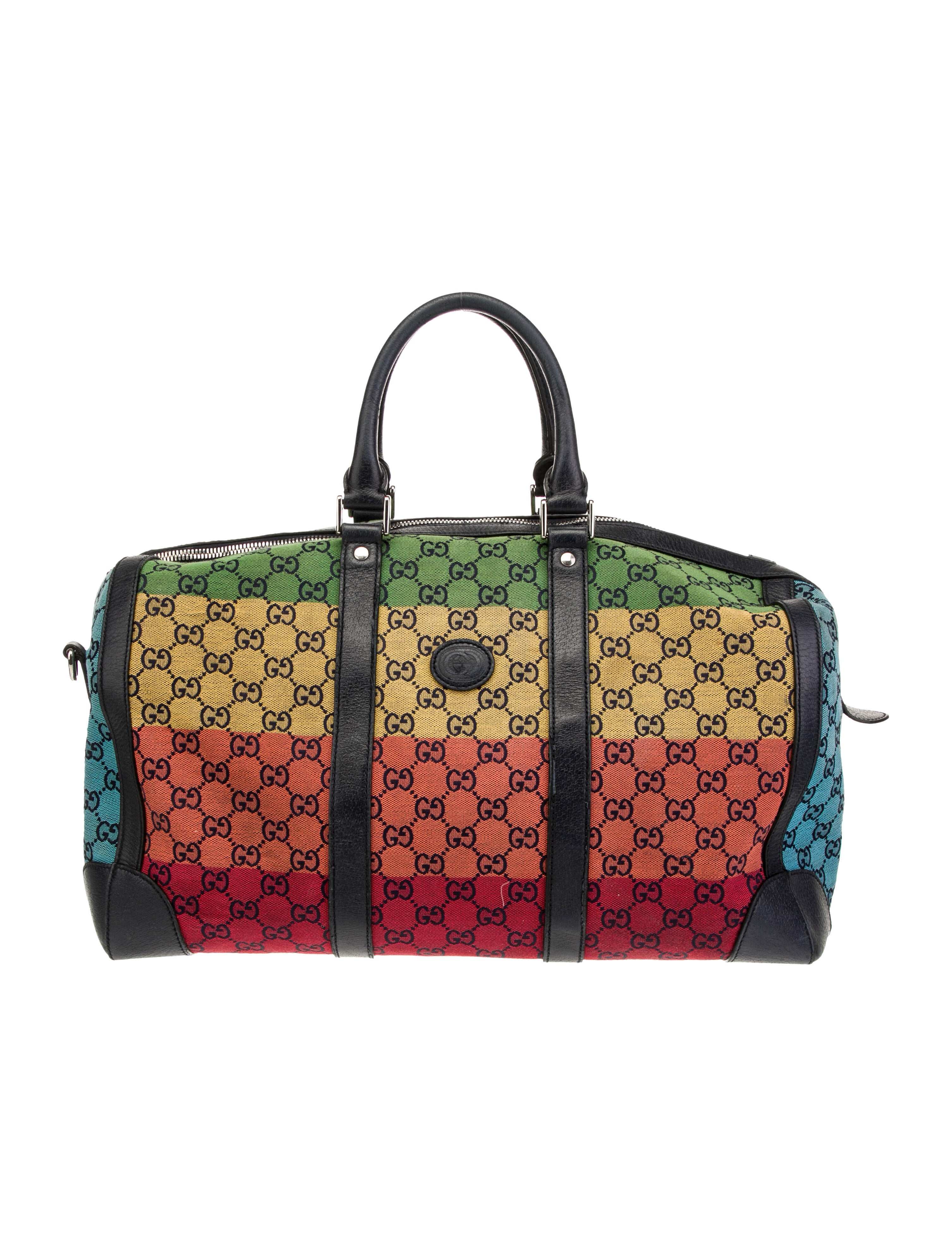 Gucci GG Multicolor Duffle Bag - Blue Weekenders, Bags - GUC1389757 ...