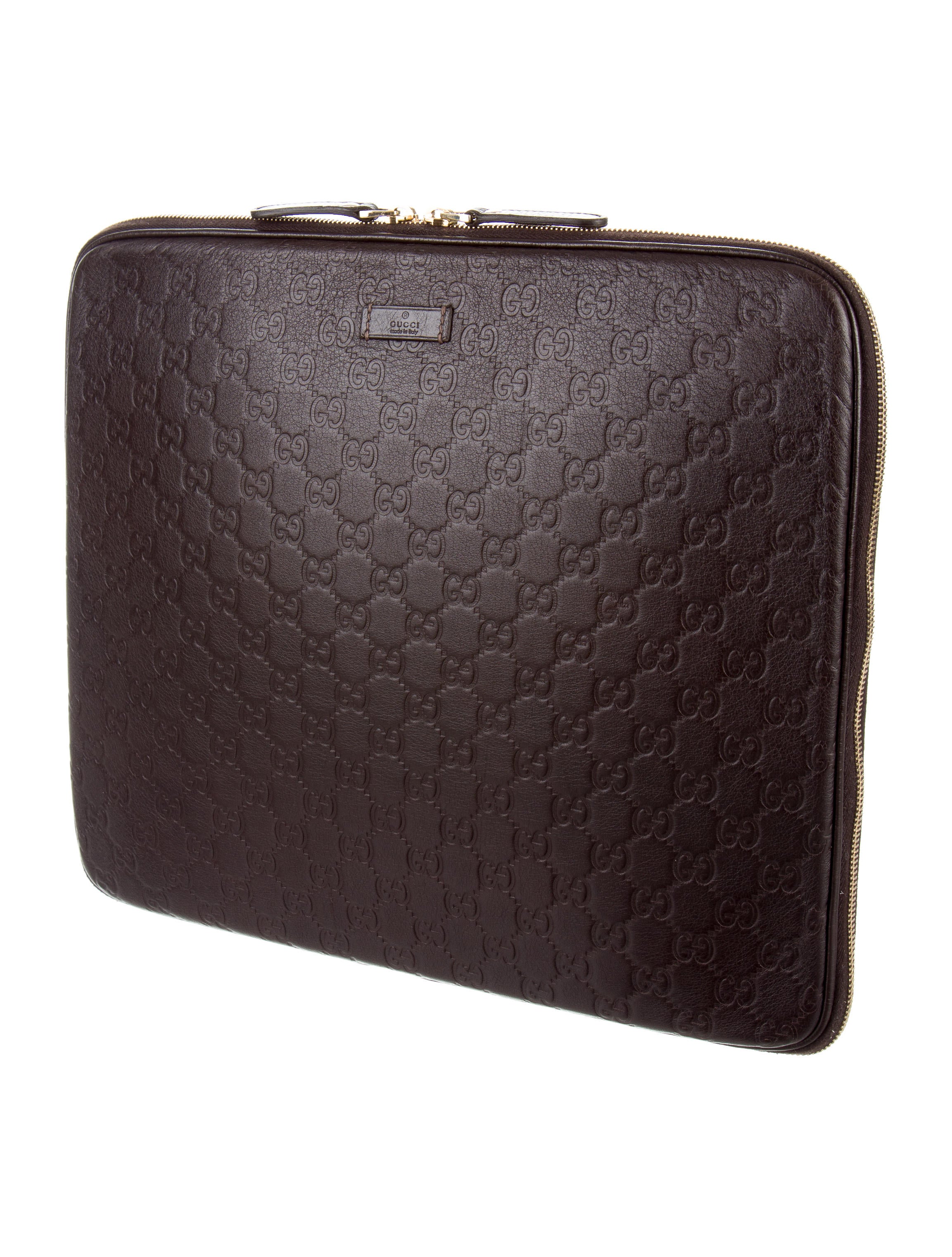 Gucci Guccissima Laptop Case - Brown Technology, Accessories ...