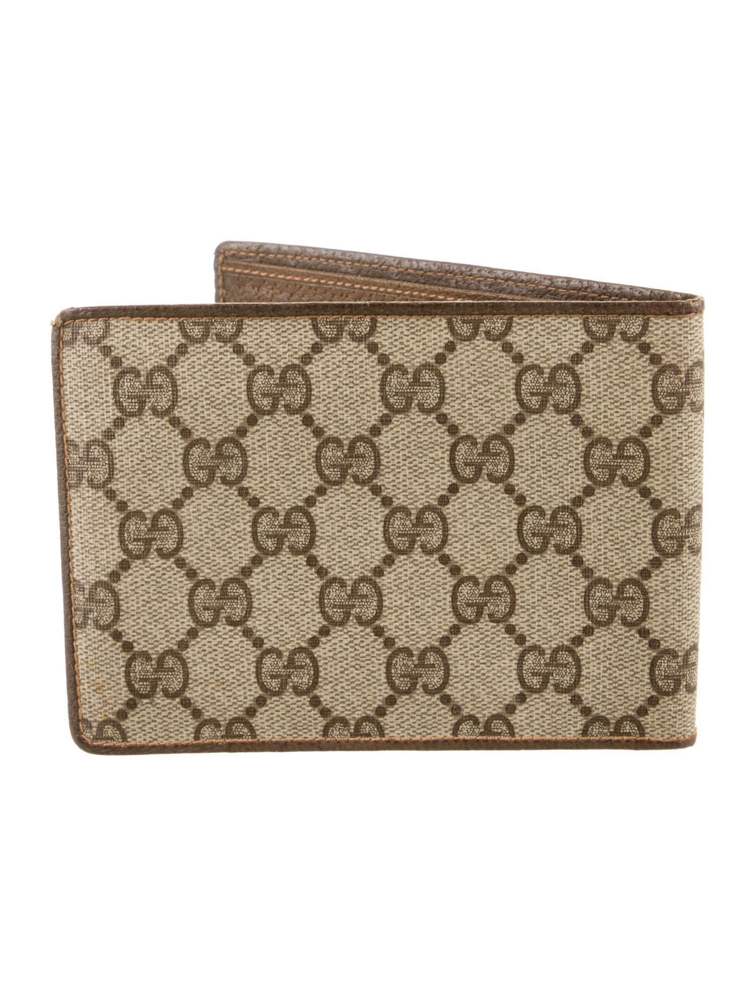 Gucci Vintage GG Supreme Wallet - Brown Wallets, Accessories ...
