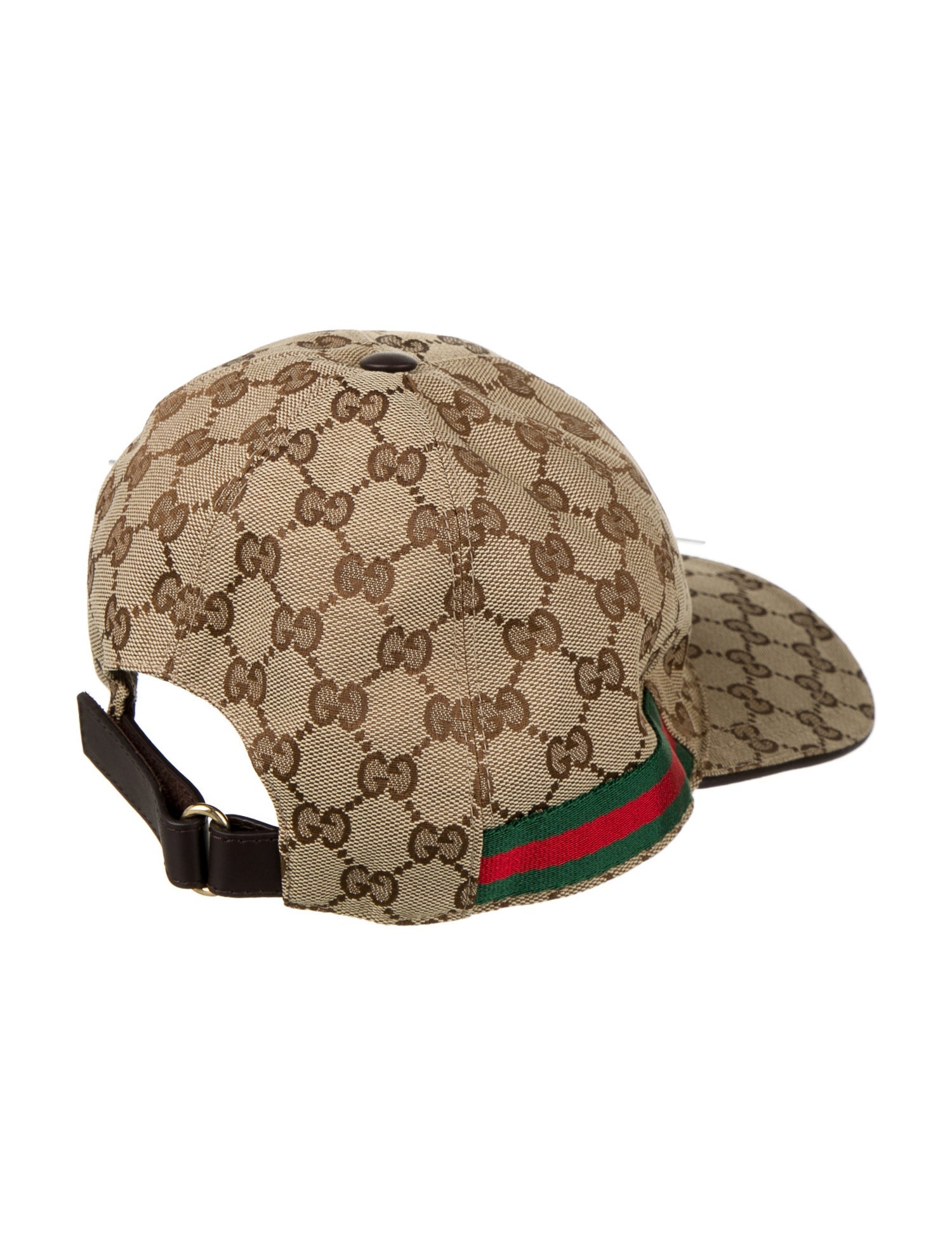 Gucci GG Canvas Web Baseball Cap - Brown Hats, Accessories - GUC1493870 ...