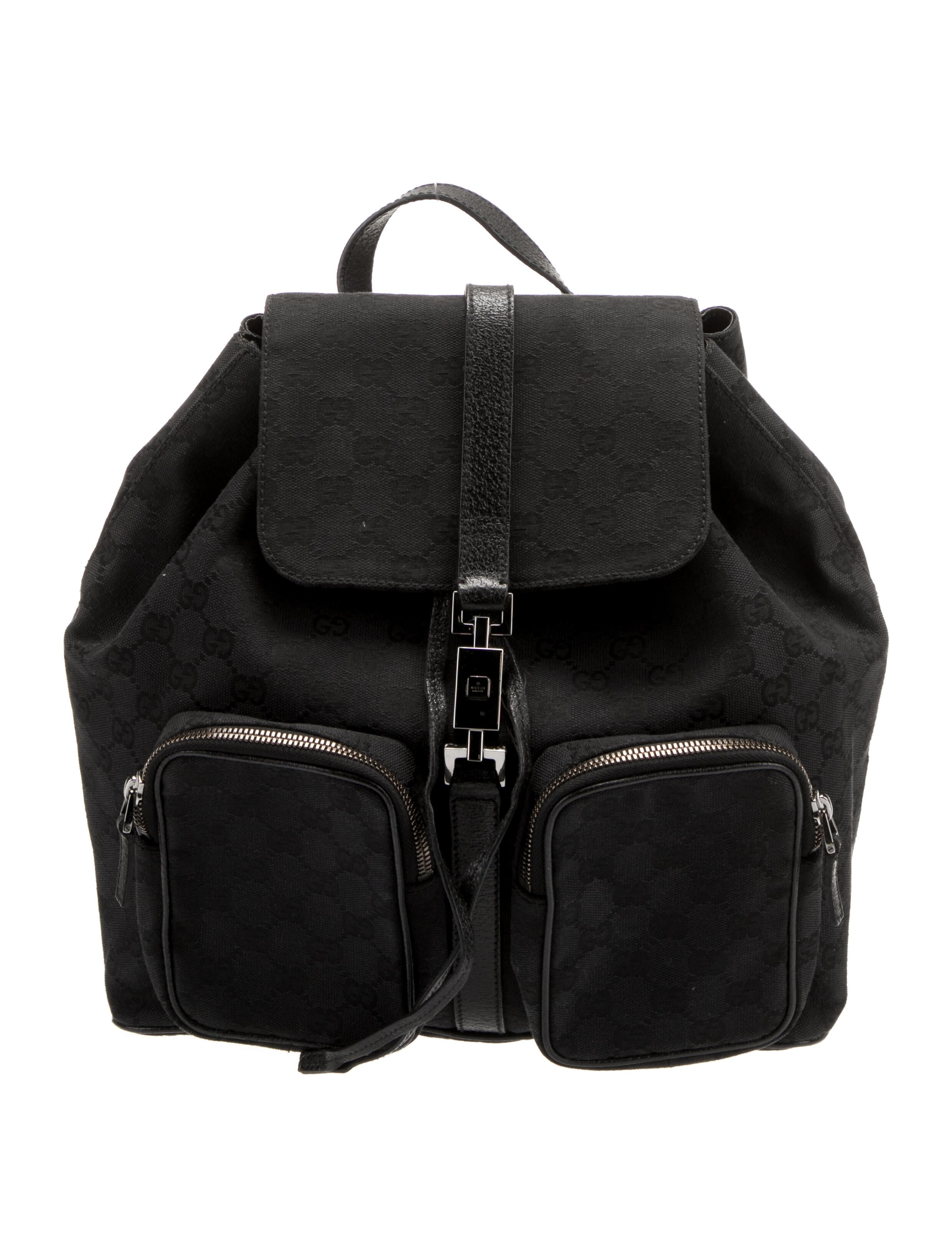 Gucci GG Canvas Backpack - Black Backpacks, Handbags - GUC1392814 | The ...