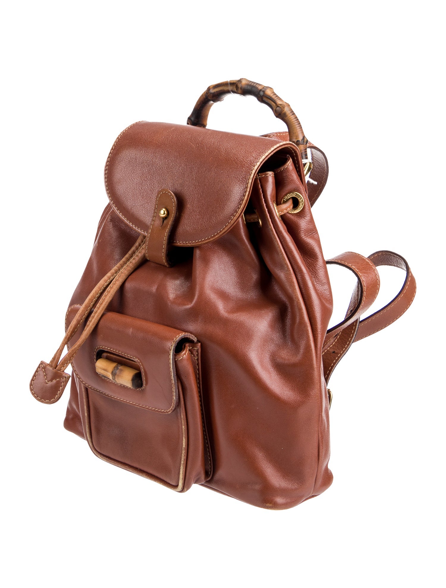 Gucci Mini Bamboo Backpack - Brown Backpacks, Handbags - GUC1499930 ...