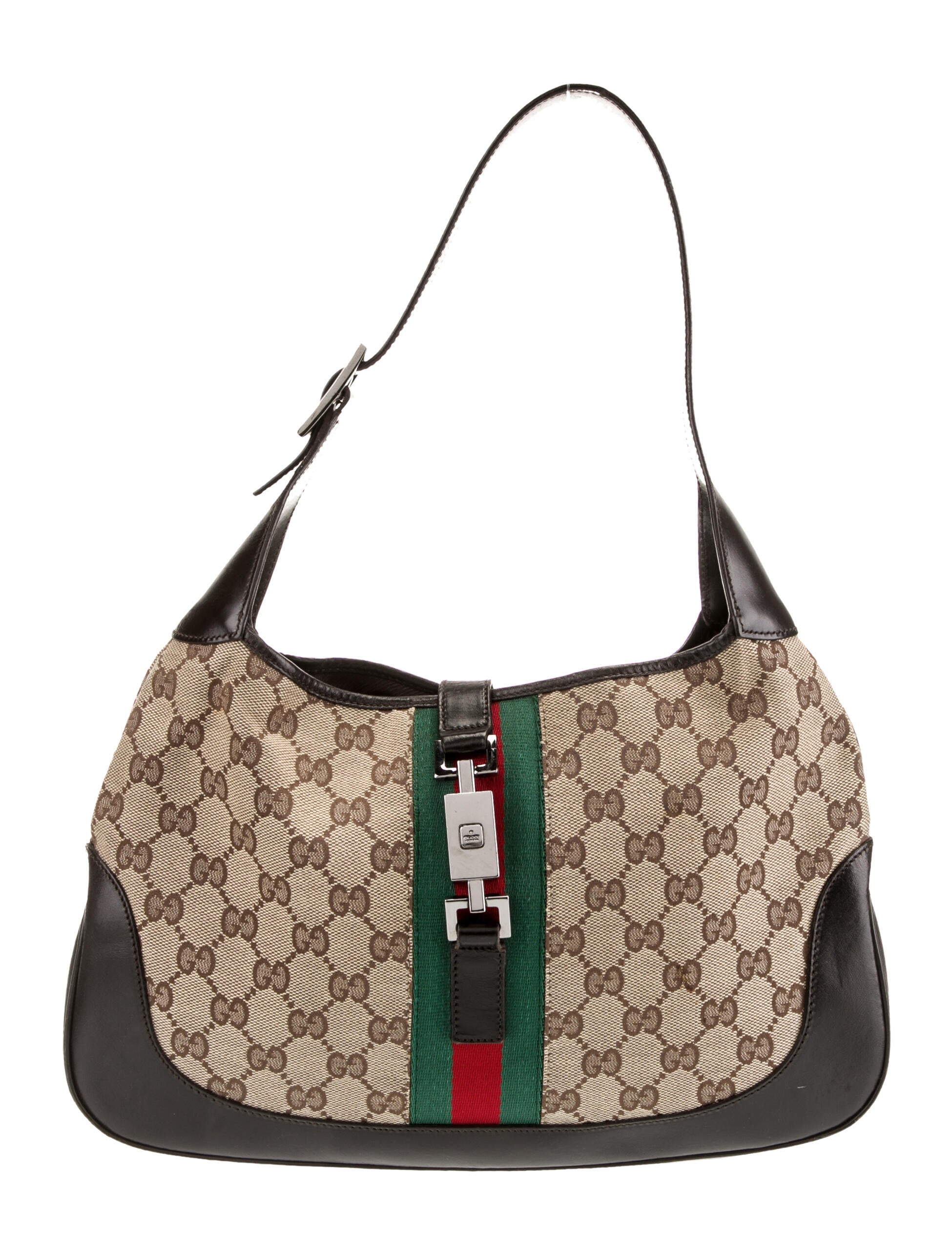 Gucci GG Canvas Horsebit Creole Hobo Bag - Brown Shoulder Bags ...