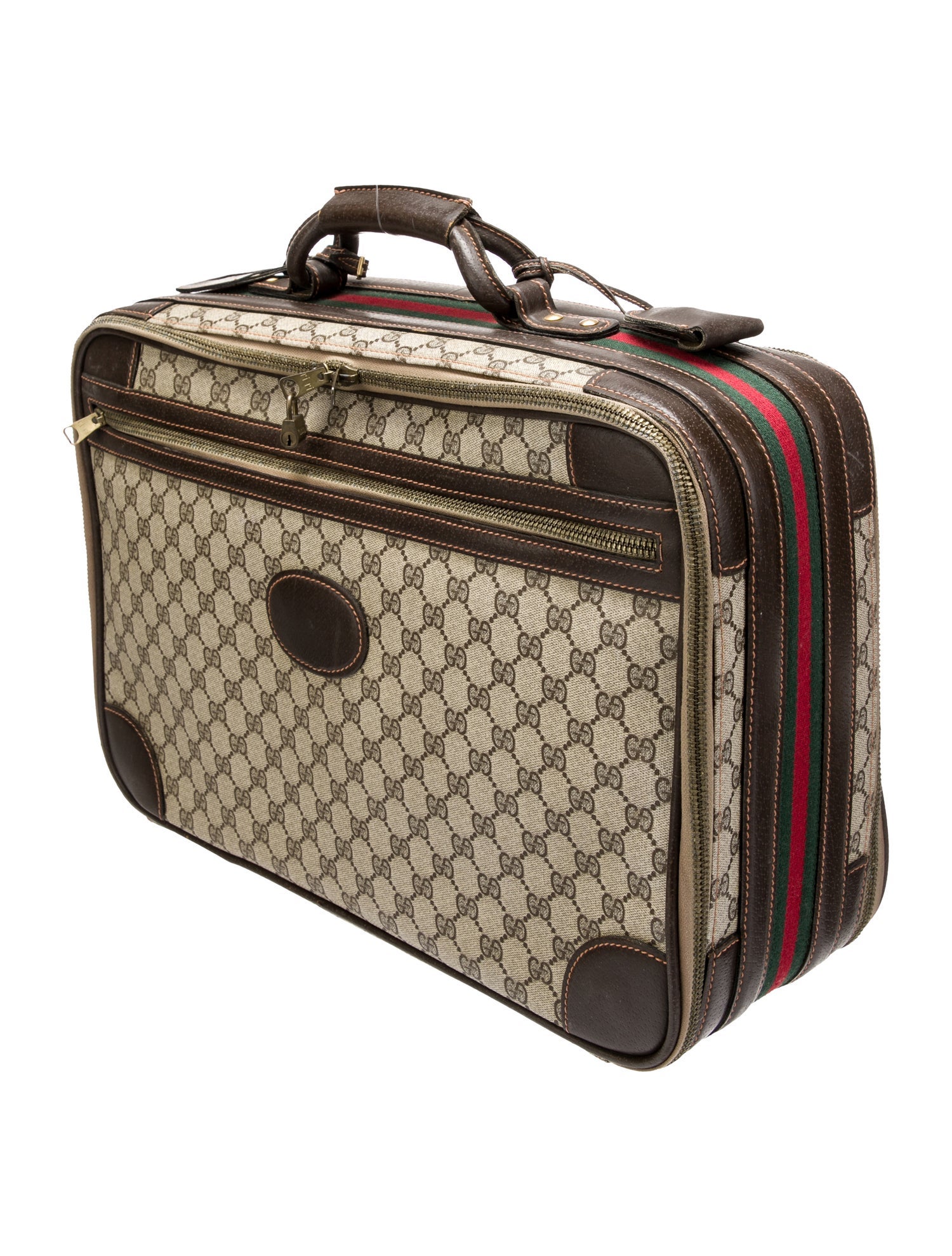 Gucci GG Supreme Small Savoy Cabin Trolley - Suitcases, Luggage | The ...