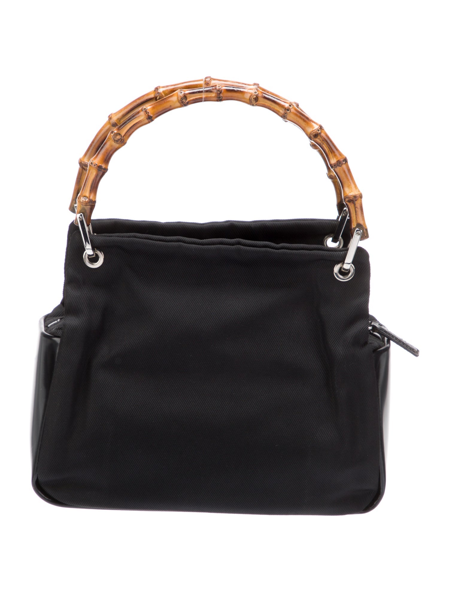 Gucci Bamboo Dome Handle Bag - Black Handle Bags, Handbags - GUC1435451 ...