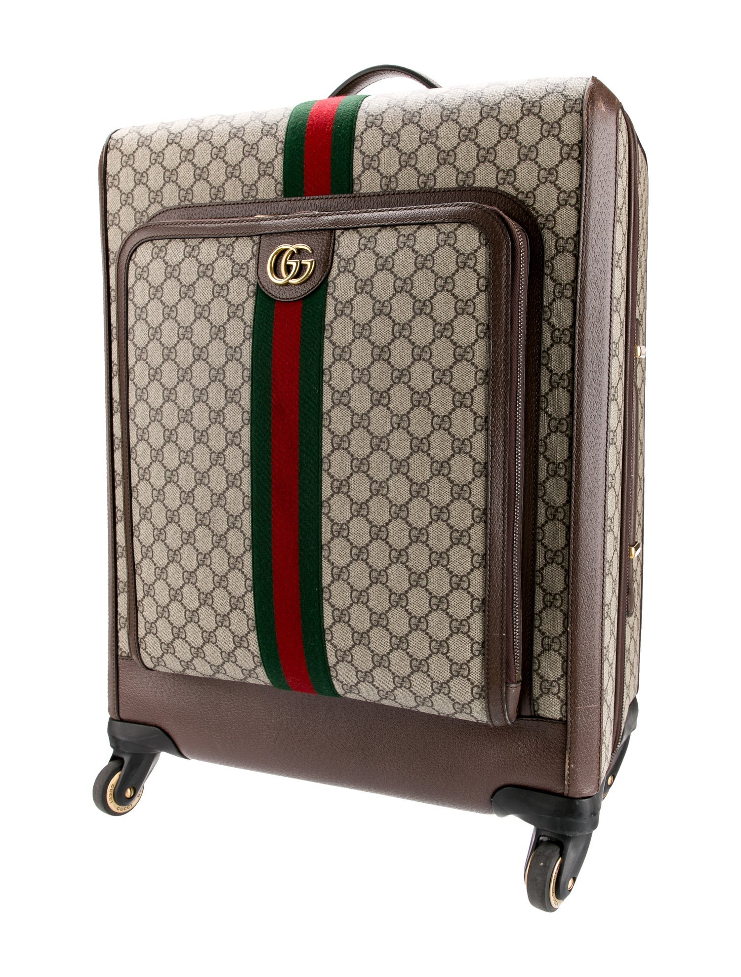 Gucci GG Supreme Small Cabin Trolley - Brown Luggage and Travel ...