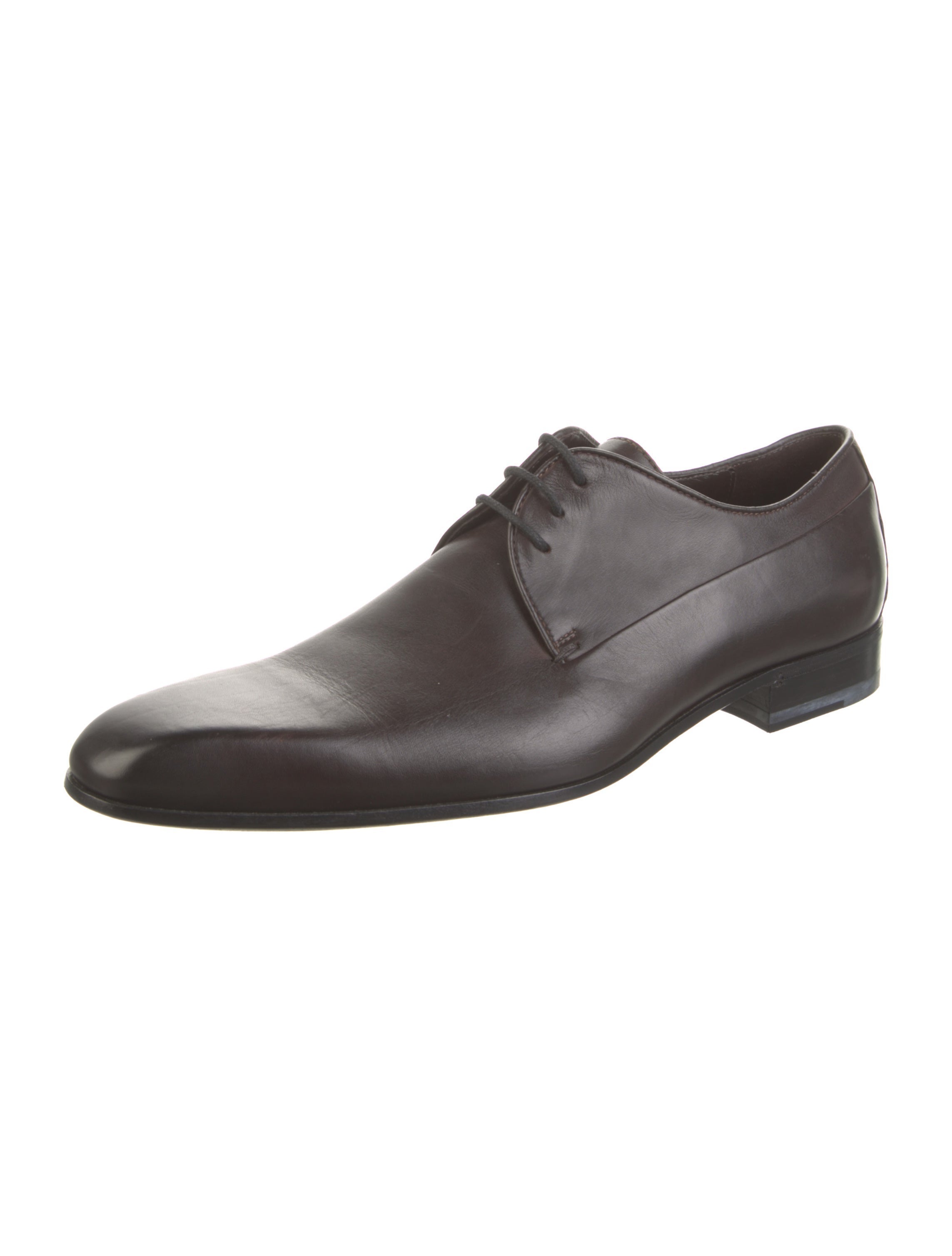 Gucci Leather Derby Shoes - Black Oxfords, Shoes - GUC1403434 | The ...