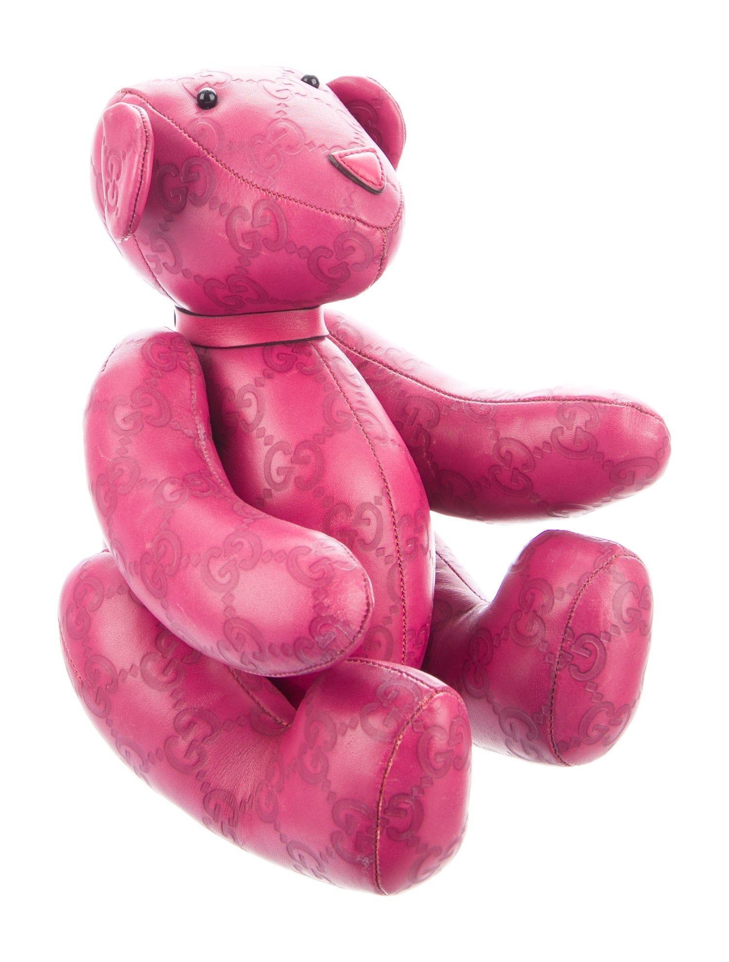 Gucci Leather Teddy Bear - Red Kids Decor & Accessories, Kids Furniture ...