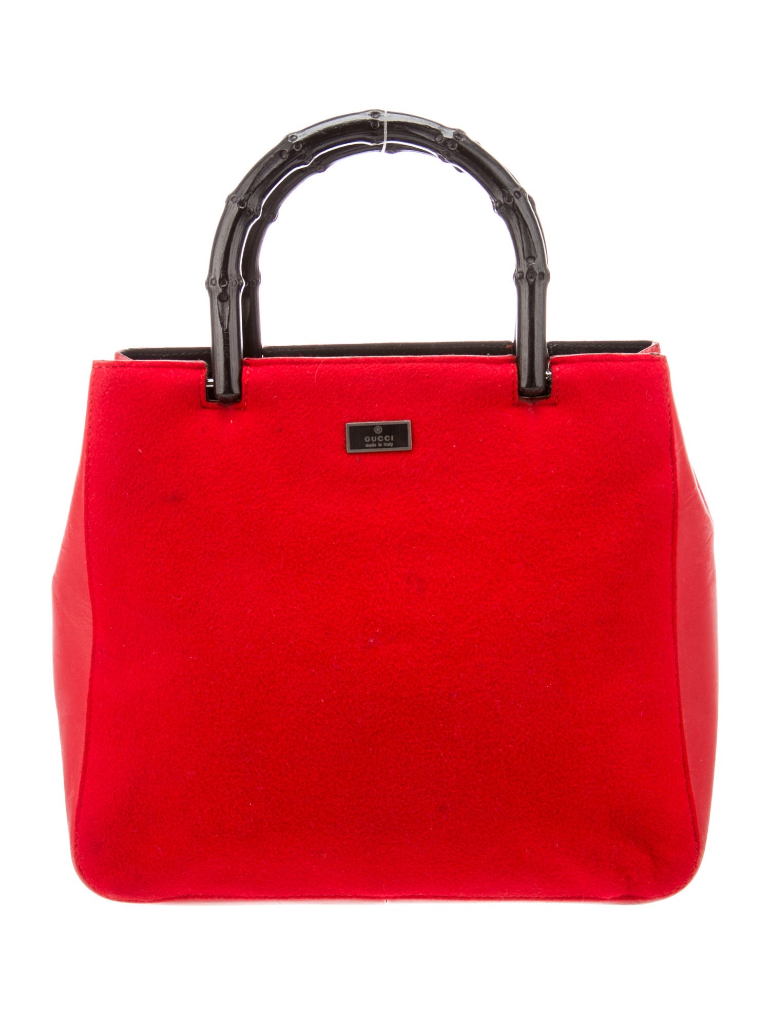 Gucci Bamboo Handle Bag - Red Handle Bags, Handbags - GUC1406868 | The ...