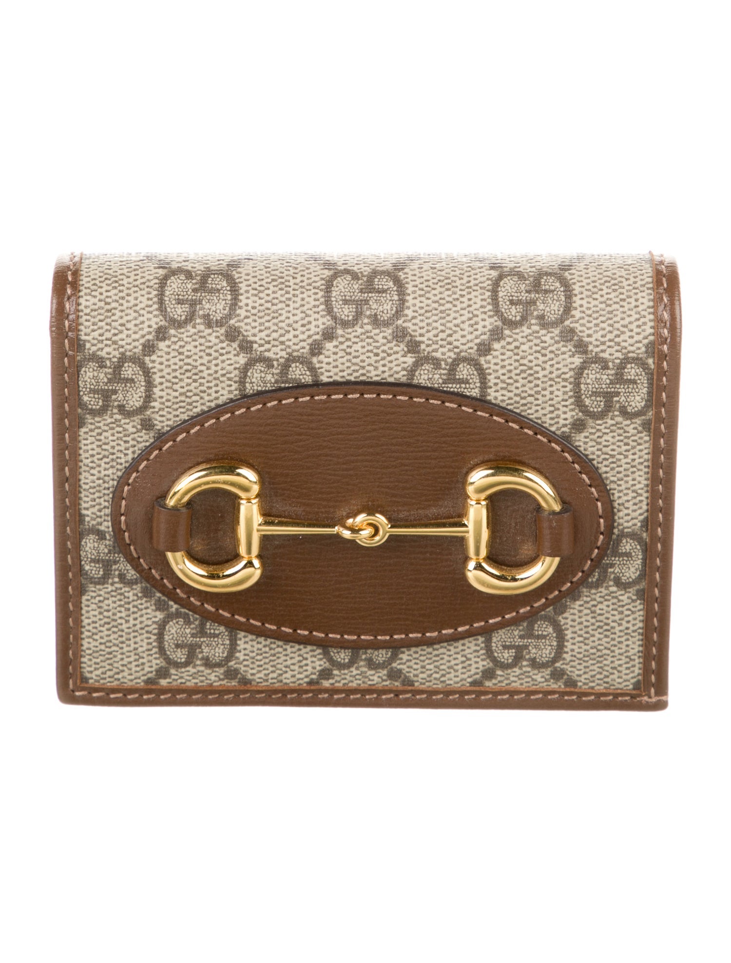 Gucci GG Canvas Compact Wallet - Neutrals Wallets, Accessories ...
