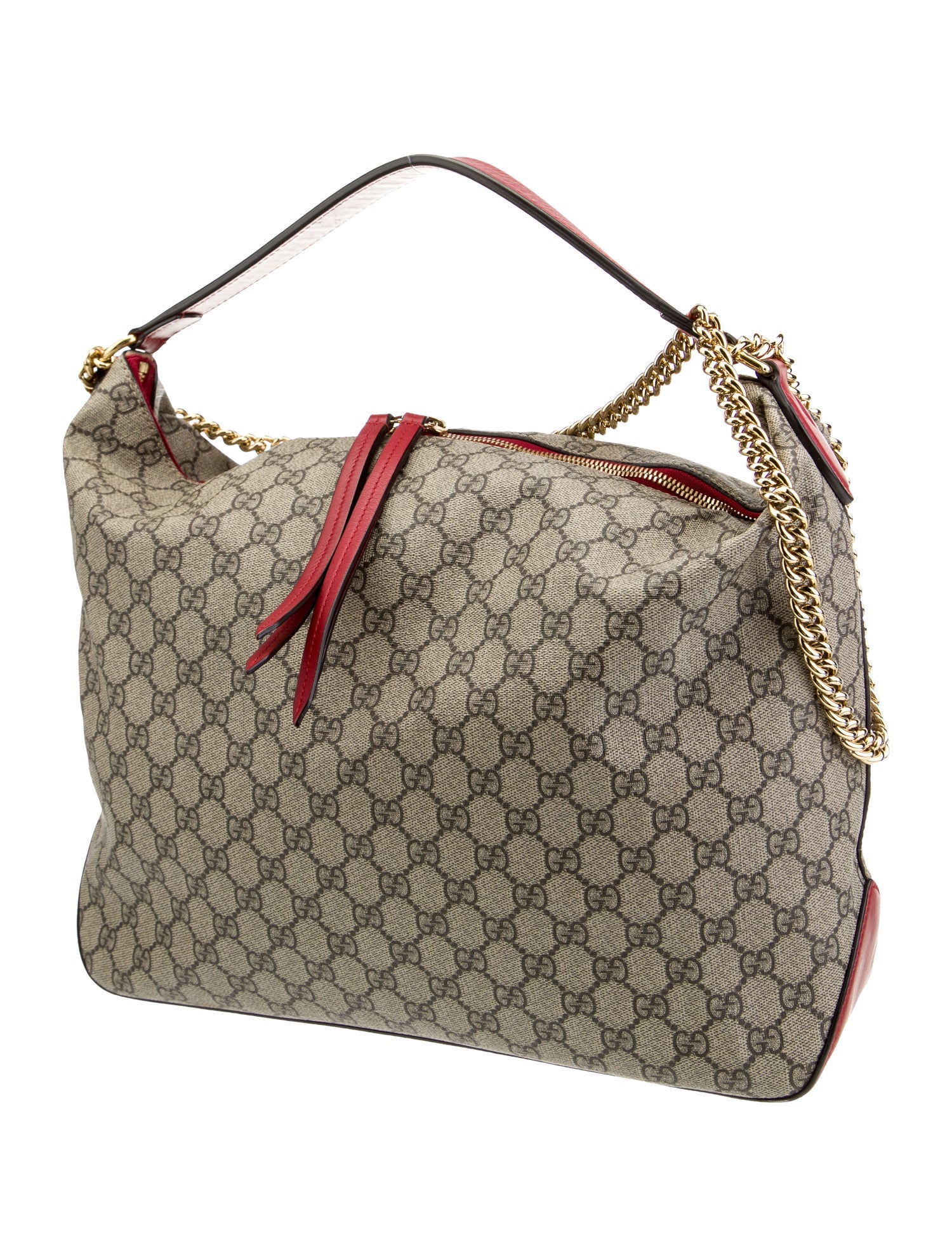 Gucci GG Supreme Linea A Hobo - Neutrals Hobos, Handbags - GUC1410667 ...