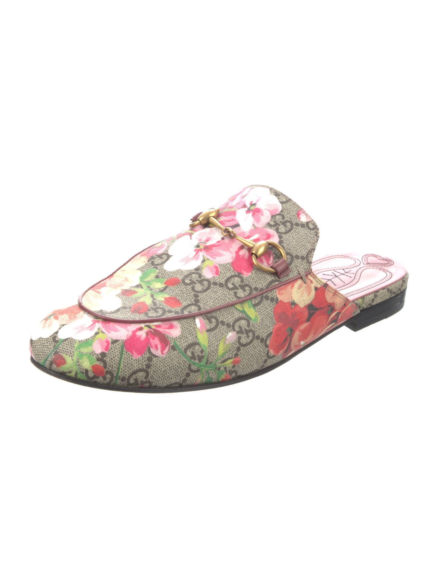 Gucci Leather Printed Mules - Neutrals Flats, Shoes - GUC1410839 | The ...